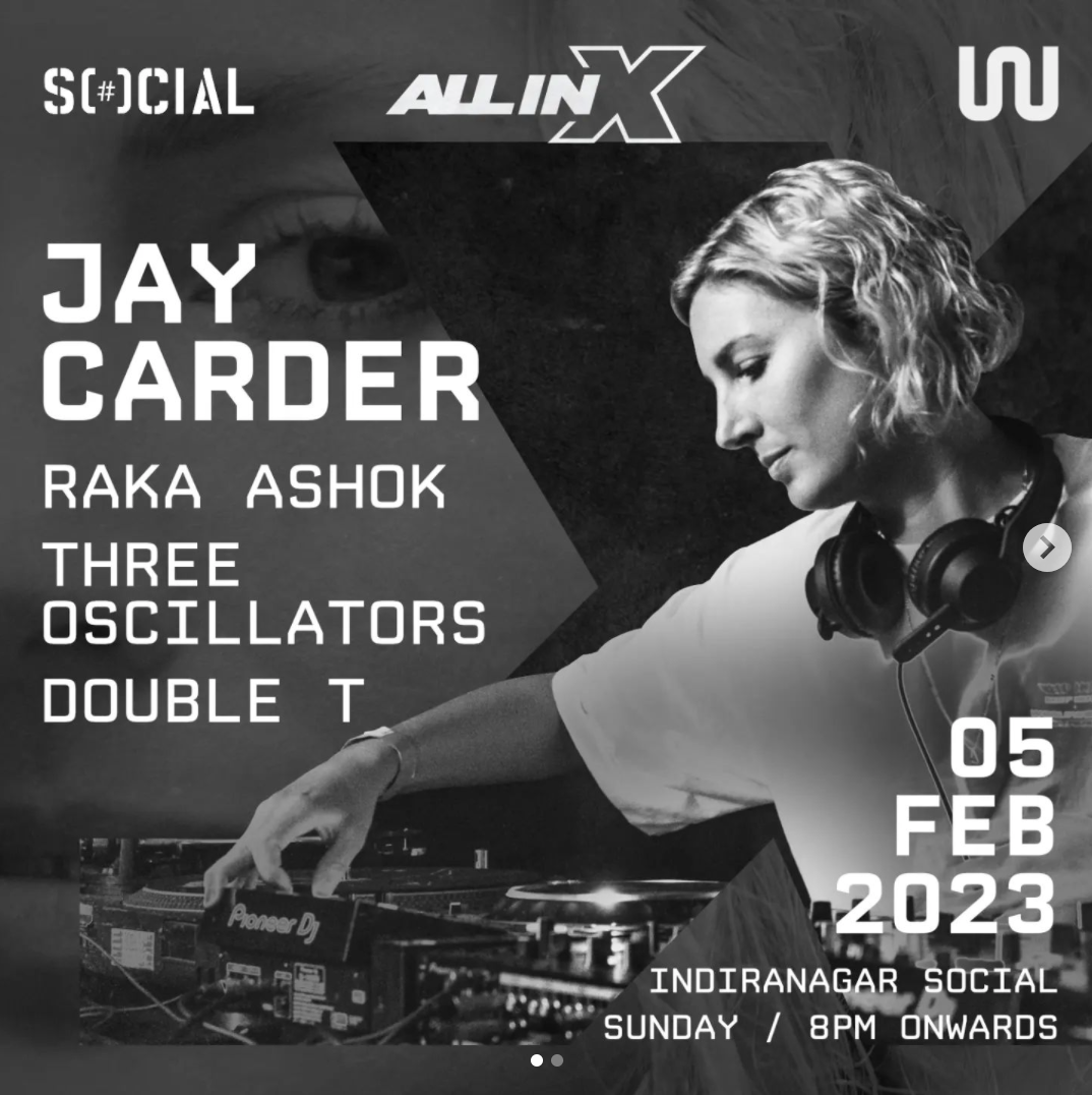 Wavlngth presents: Jay Carder at SOCIAL at Indiranagar Social, Bangalore