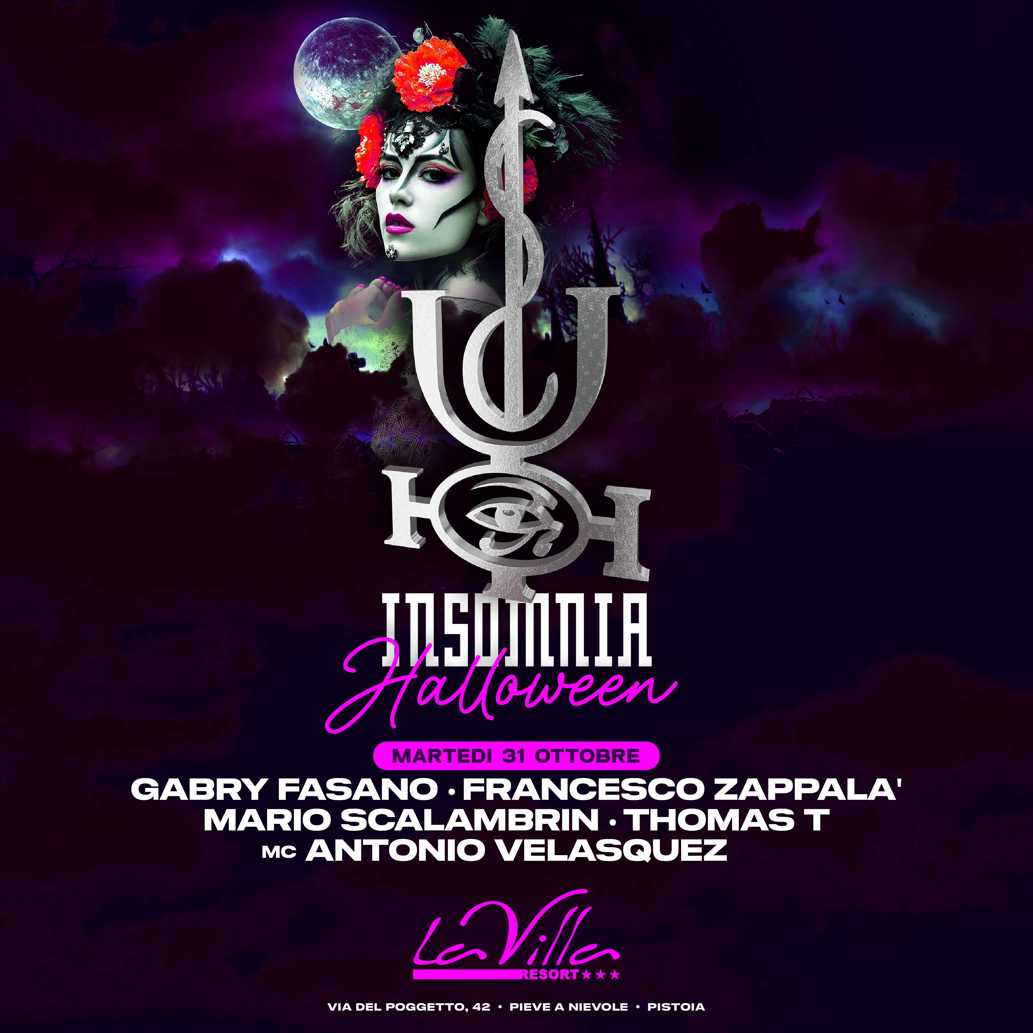Insomnia Discoacropoli Halloween in Villa at La Villa Resort, Central
