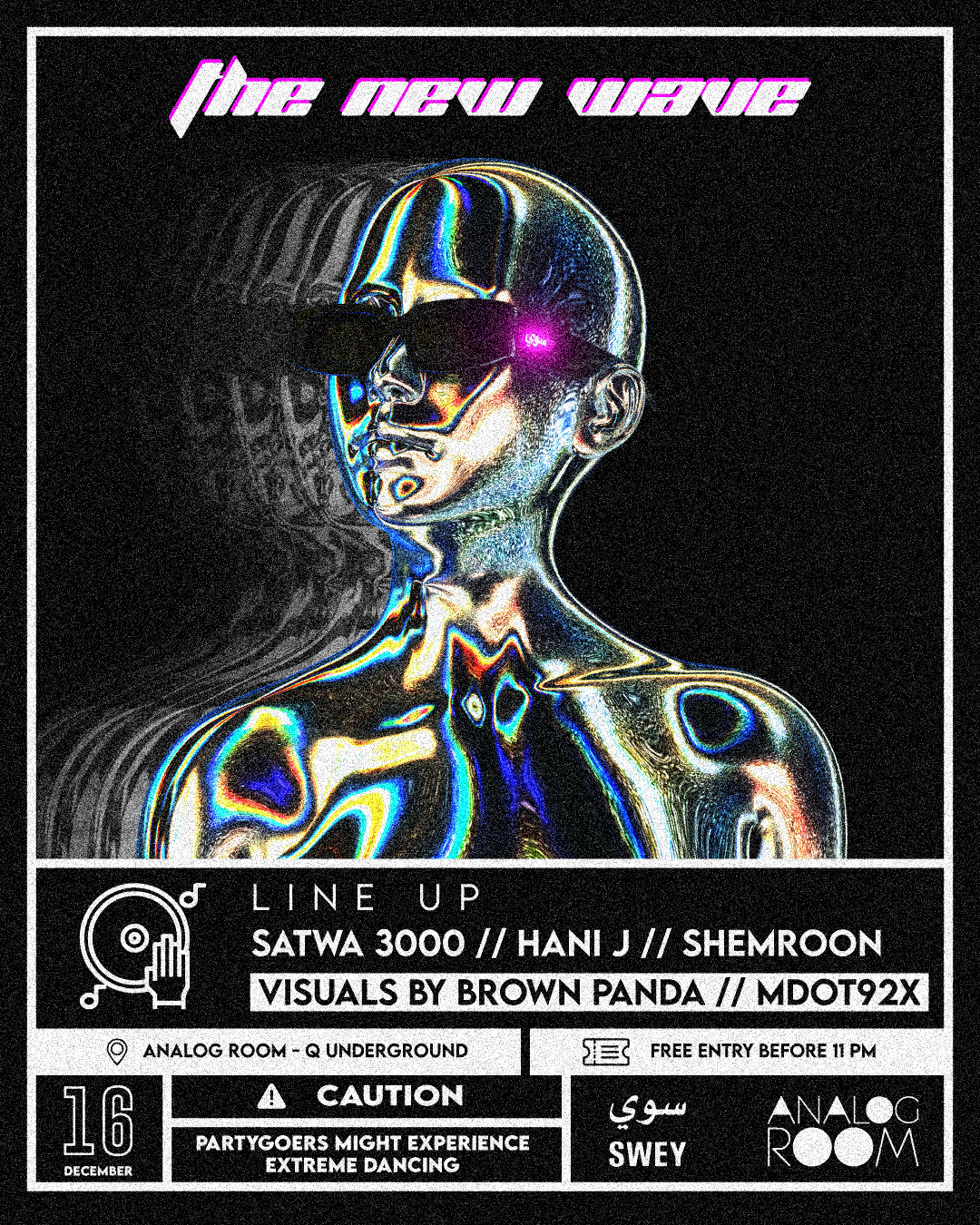 Swey x Analog Room presents The New Wave at The Q Underground, Dubai