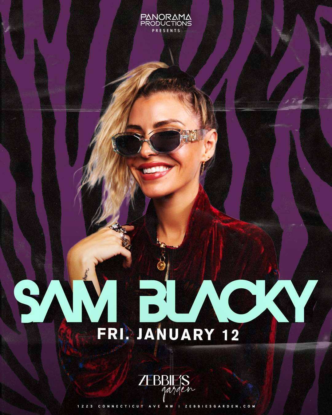 Sam Blacky at Zebbie's Garden, Washington DC