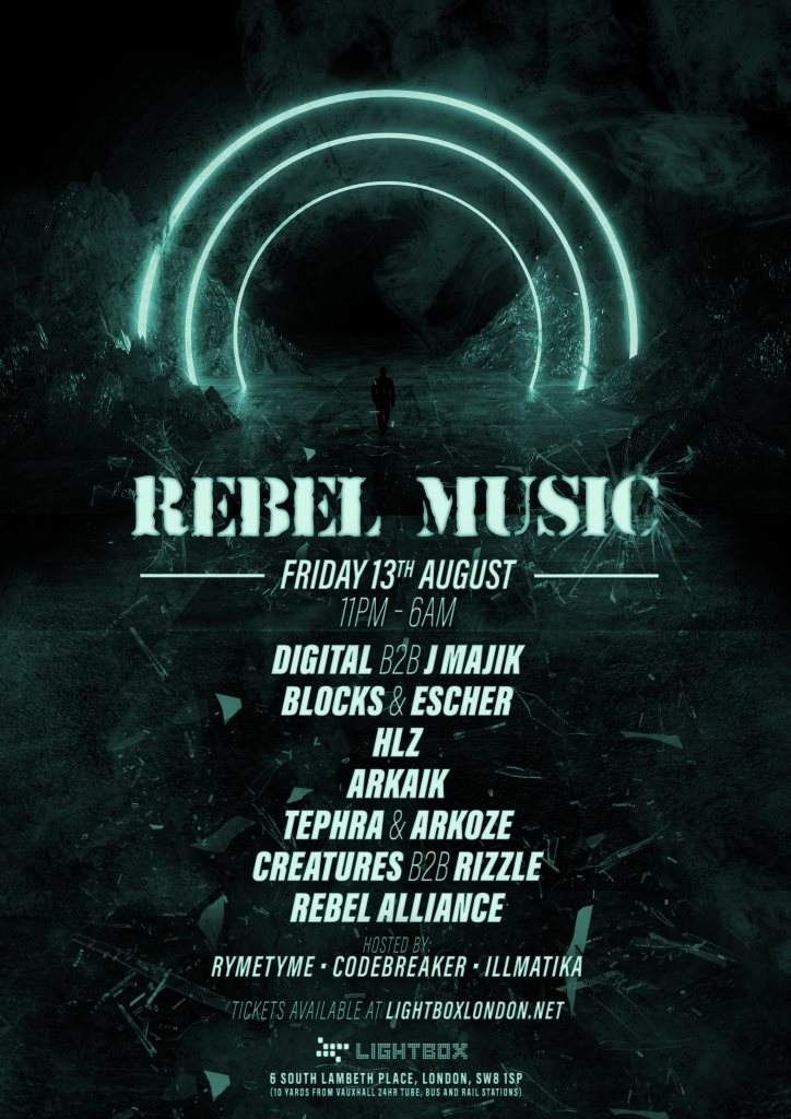 Rebel Music bij Lightbox, London