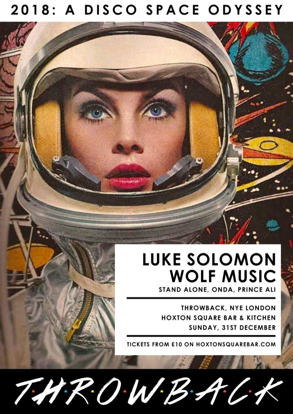 NYE, A Disco Space Odyssey: Luke Solomon & Wolf Music at Hoxton Square Bar & Kitchen, London