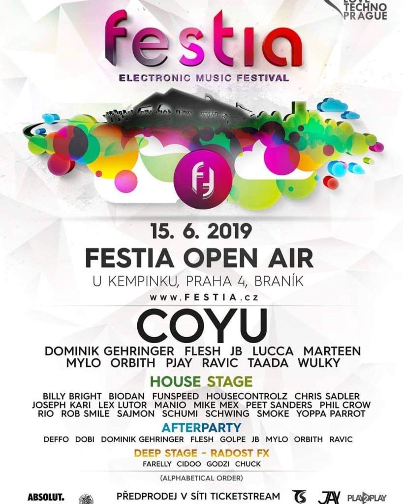 Festia Open Air Festival 2019 en TBA - Prague, Prague