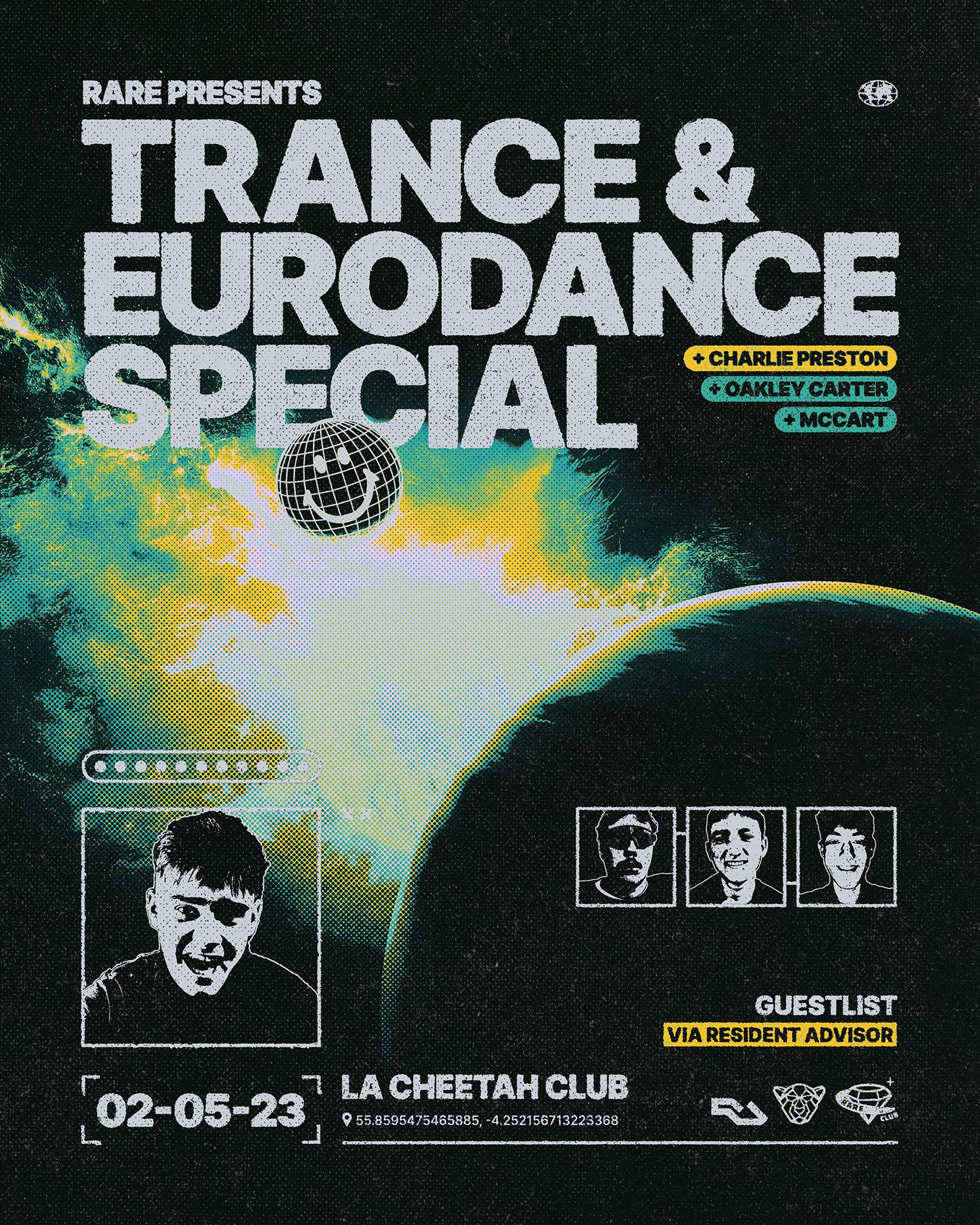 RARE CLUB // Eurodance Special at La Cheetah Club, Glasgow