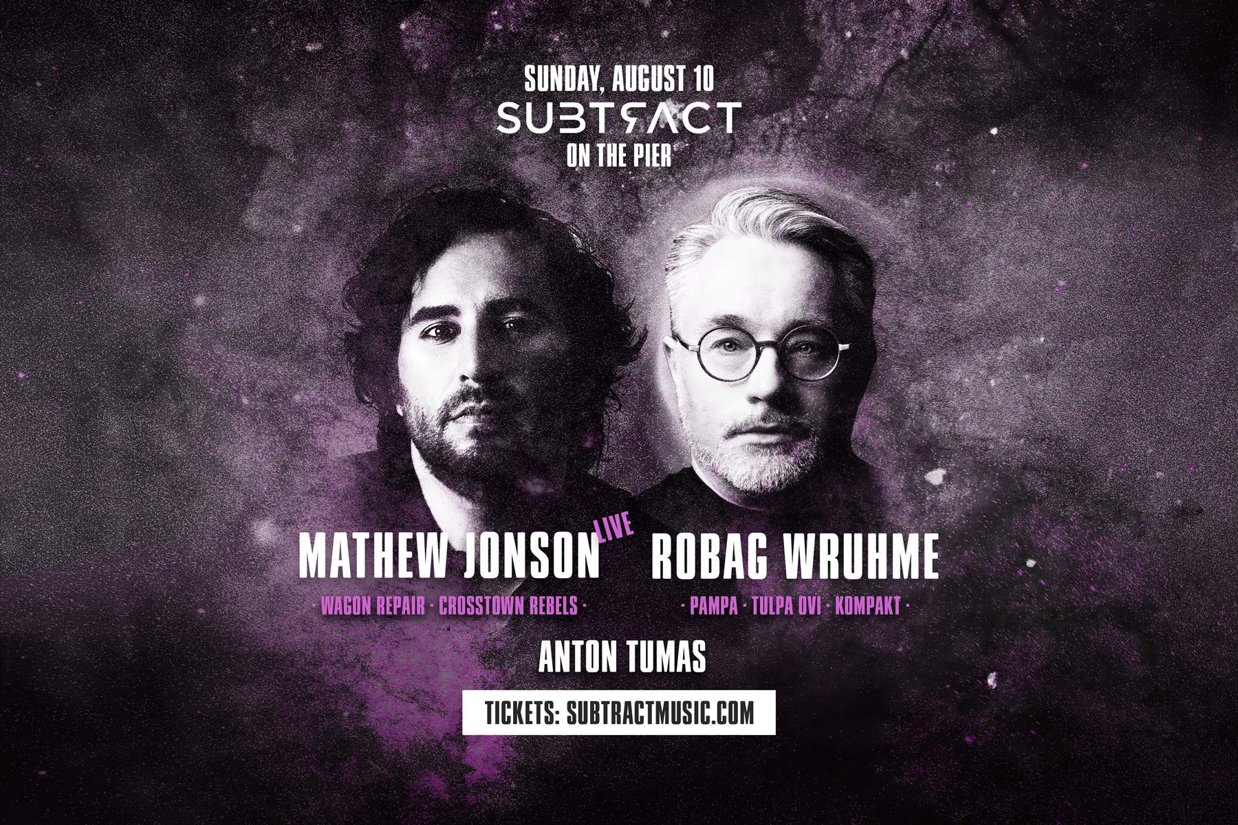 Subtract On The Pier - Mathew Jonson LIVE & Robag Wruhme at Belmont ...