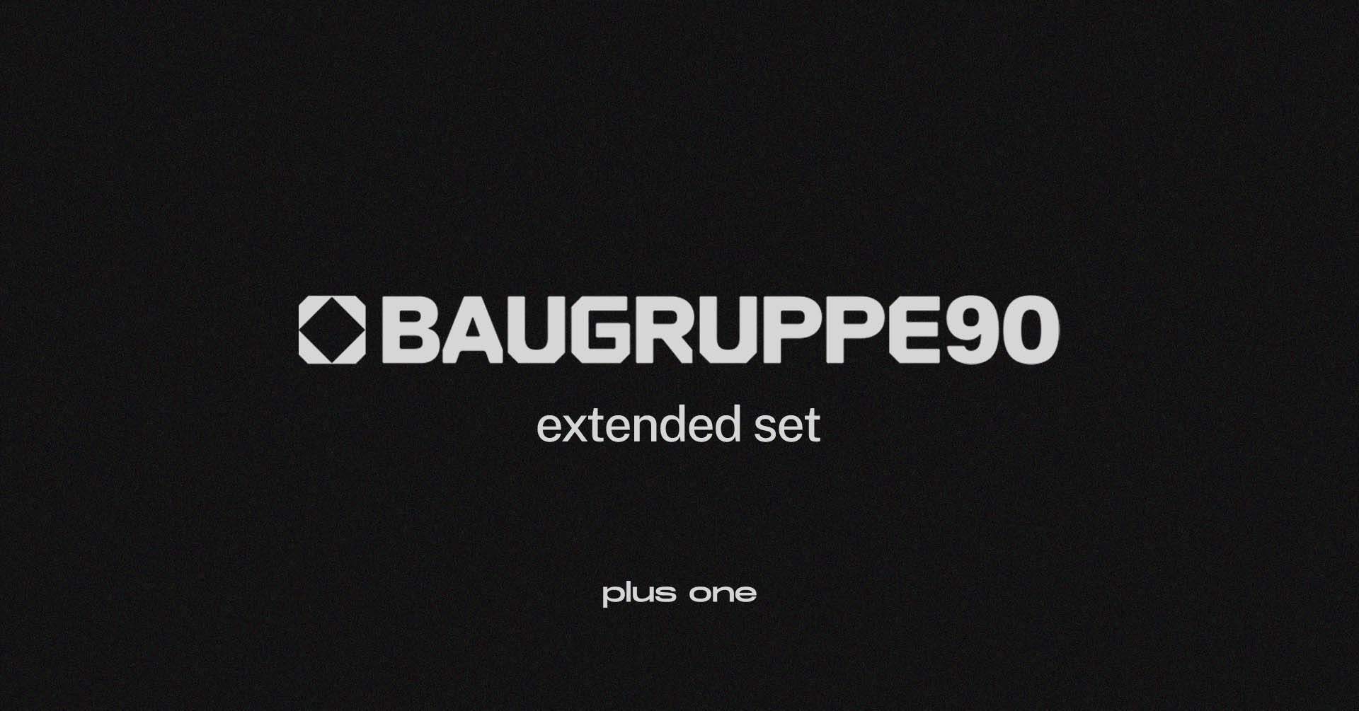 plus one with BAUGRUPPE90 + sub club + 01.11 at Sub Club Melbourne ...
