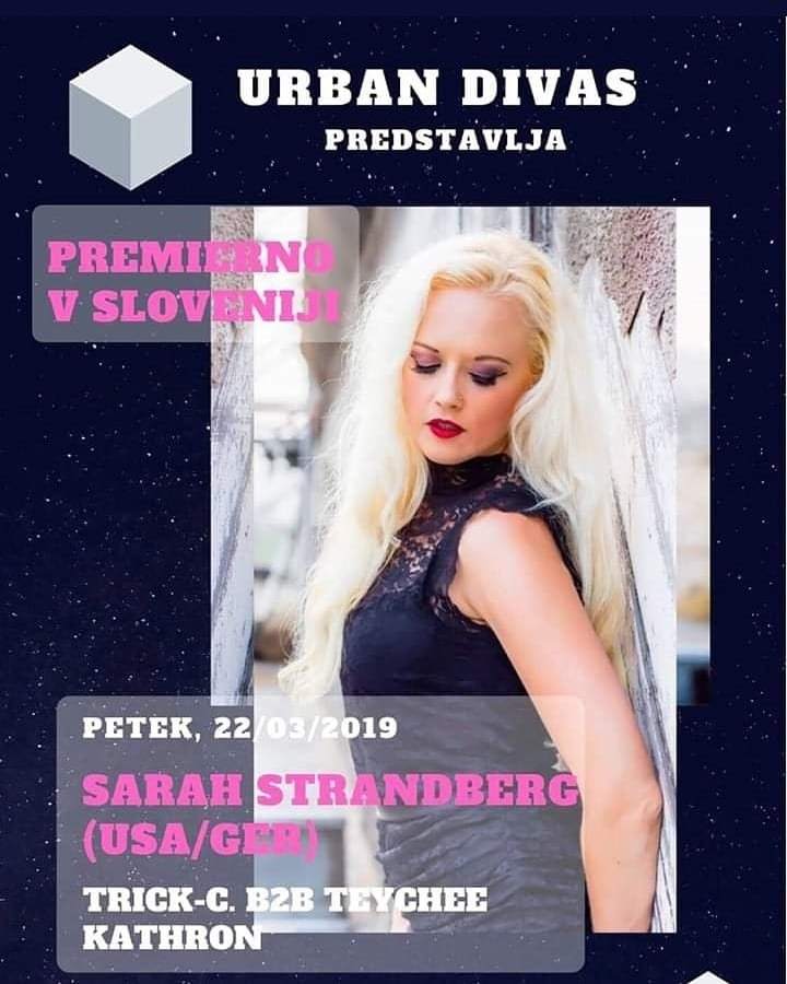 Urban Divas with Sarah Strandberg en Jazz Klub Satchmo, Eslovenia