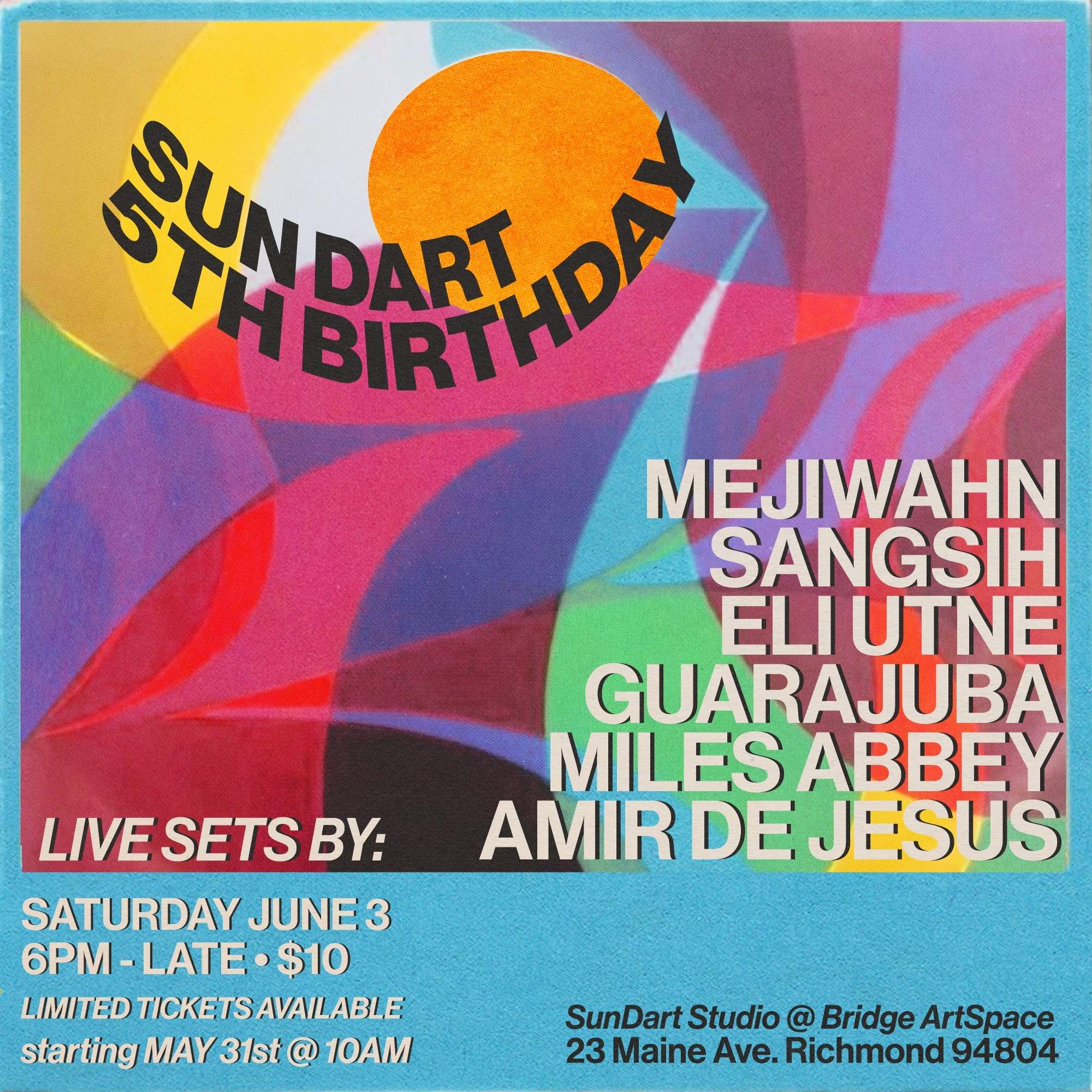 SunDart Studio 5th Birthday em Sundart Studio, San Francisco/Oakland