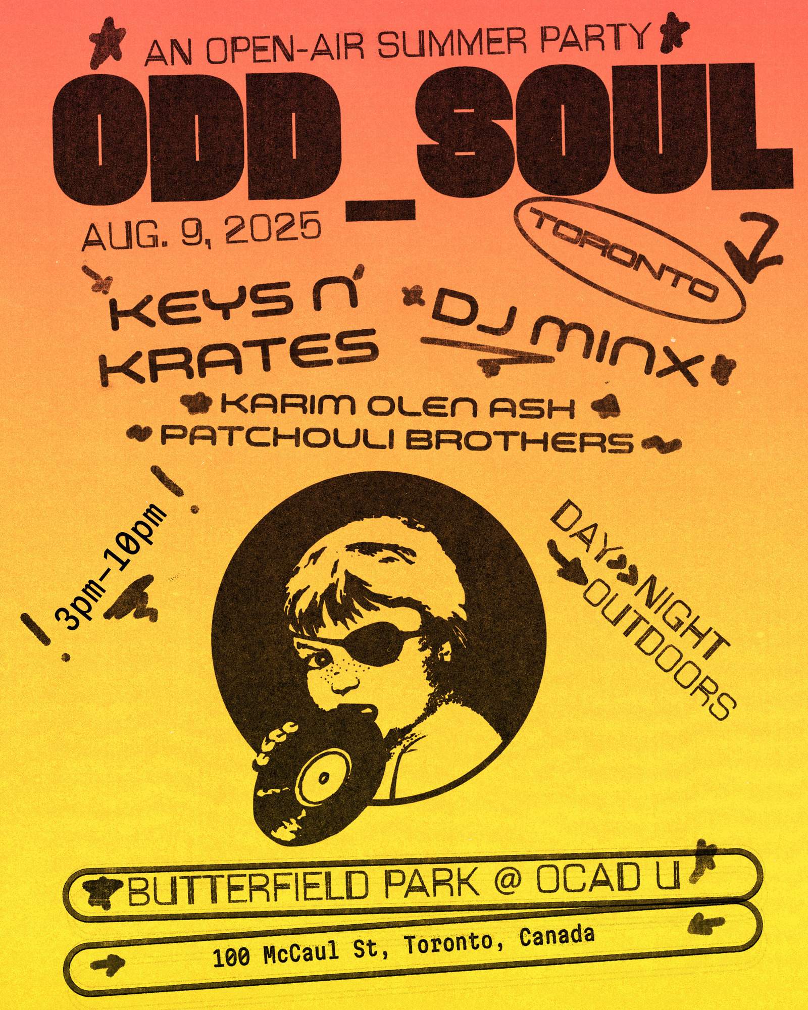 ST x OCAD ODD SOUL: Open Air Summer Party - Keys N Krates, DJ Minx, The ...
