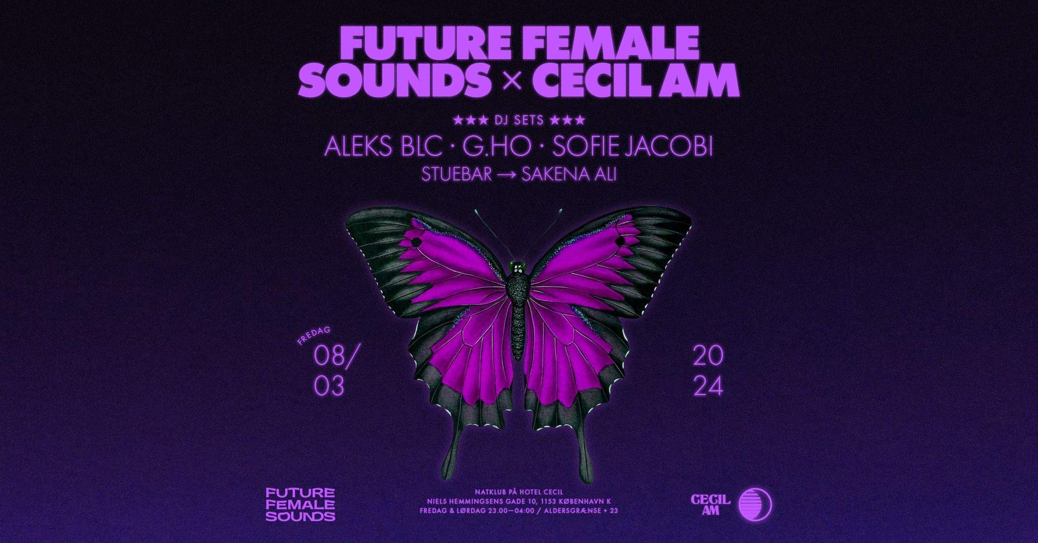 Future Female Sounds x Cecil AM at Cecil AM, Copenhagen