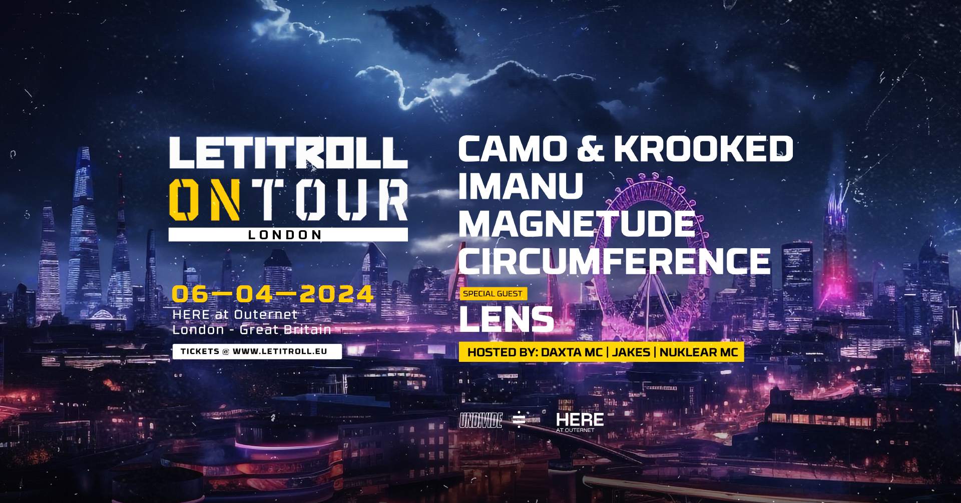 Let It Roll - London en HERE, London