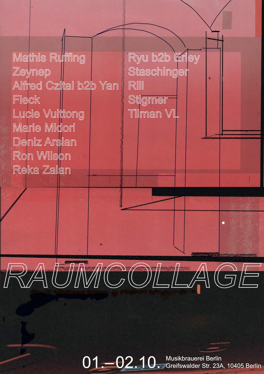 [CANCELLED] Raumcollage by Disruptiv and Emik at Musikbrauerei, Berlin