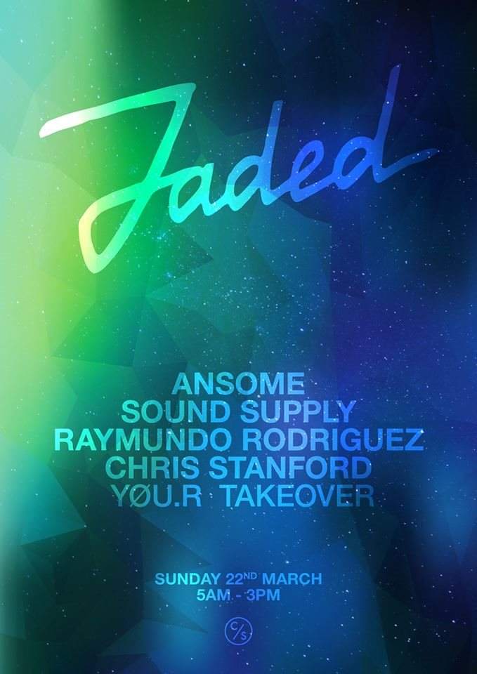 Jaded with Ansome at Corsica Studios, London