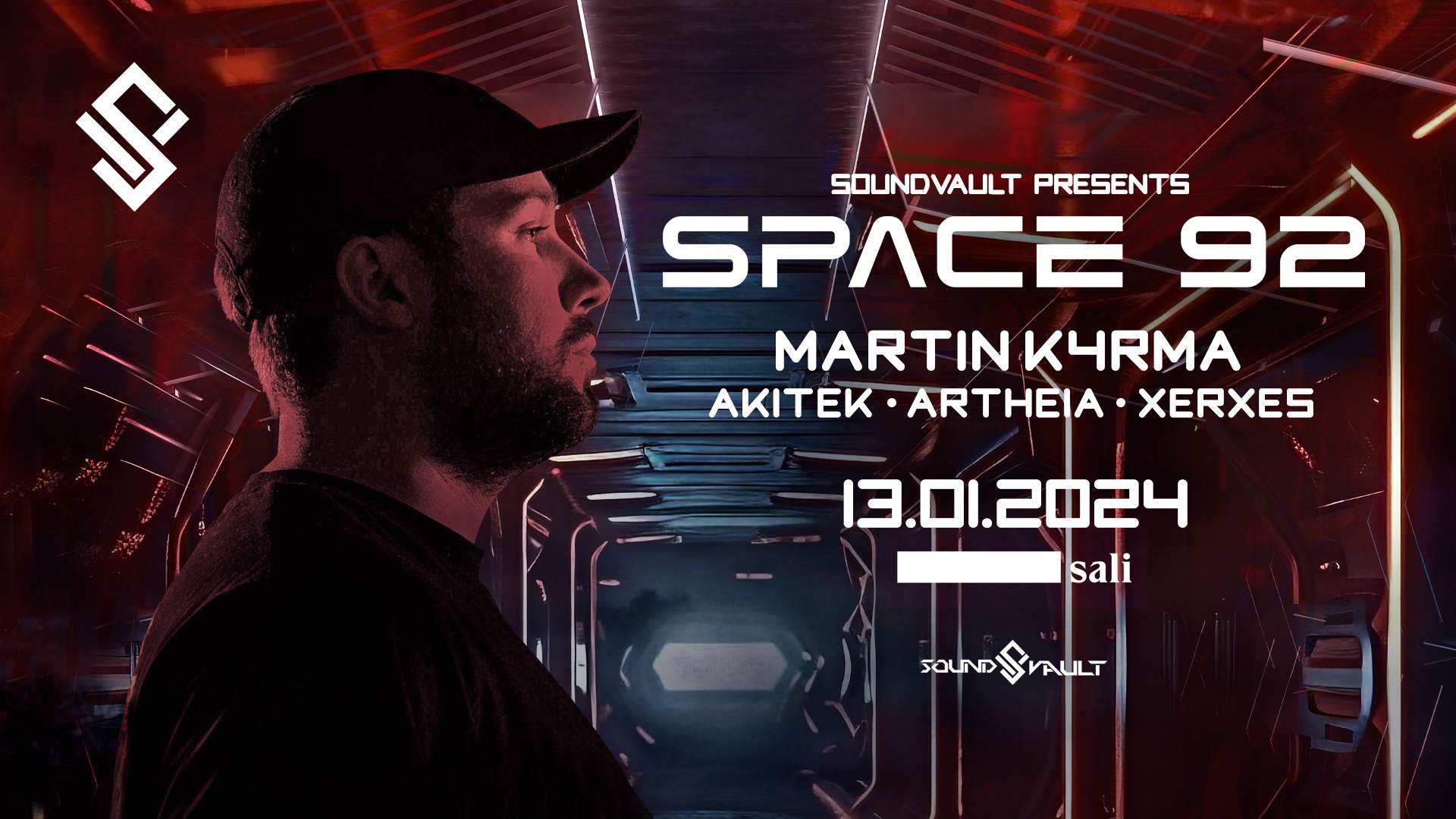 SoundVault presents: Space 92 at Valkoinen sali, Helsinki