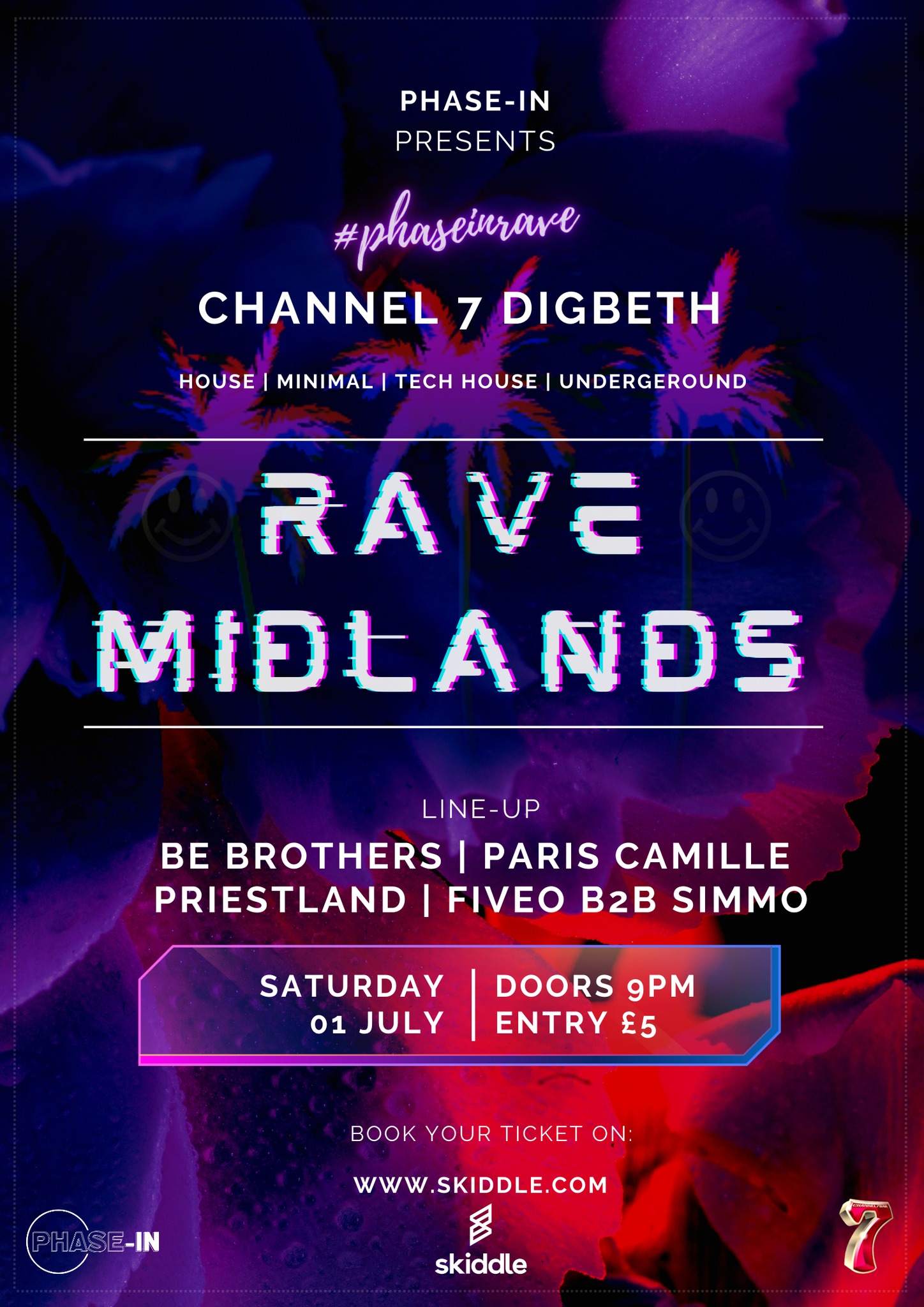Phase-In presents Rave Midlands at Channel 7 Digbeth at TBA - Channel 7 ...