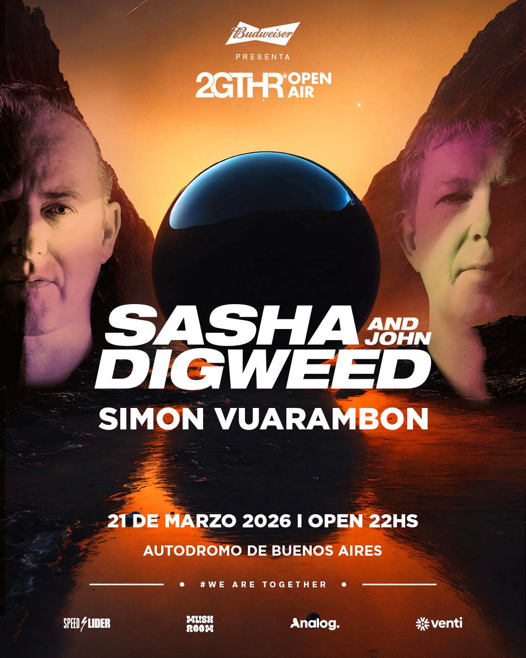 Sasha & John Digweed + Simon Vuarambon [OPEN AIR] - by 2GTHR, AUTODROMO ...