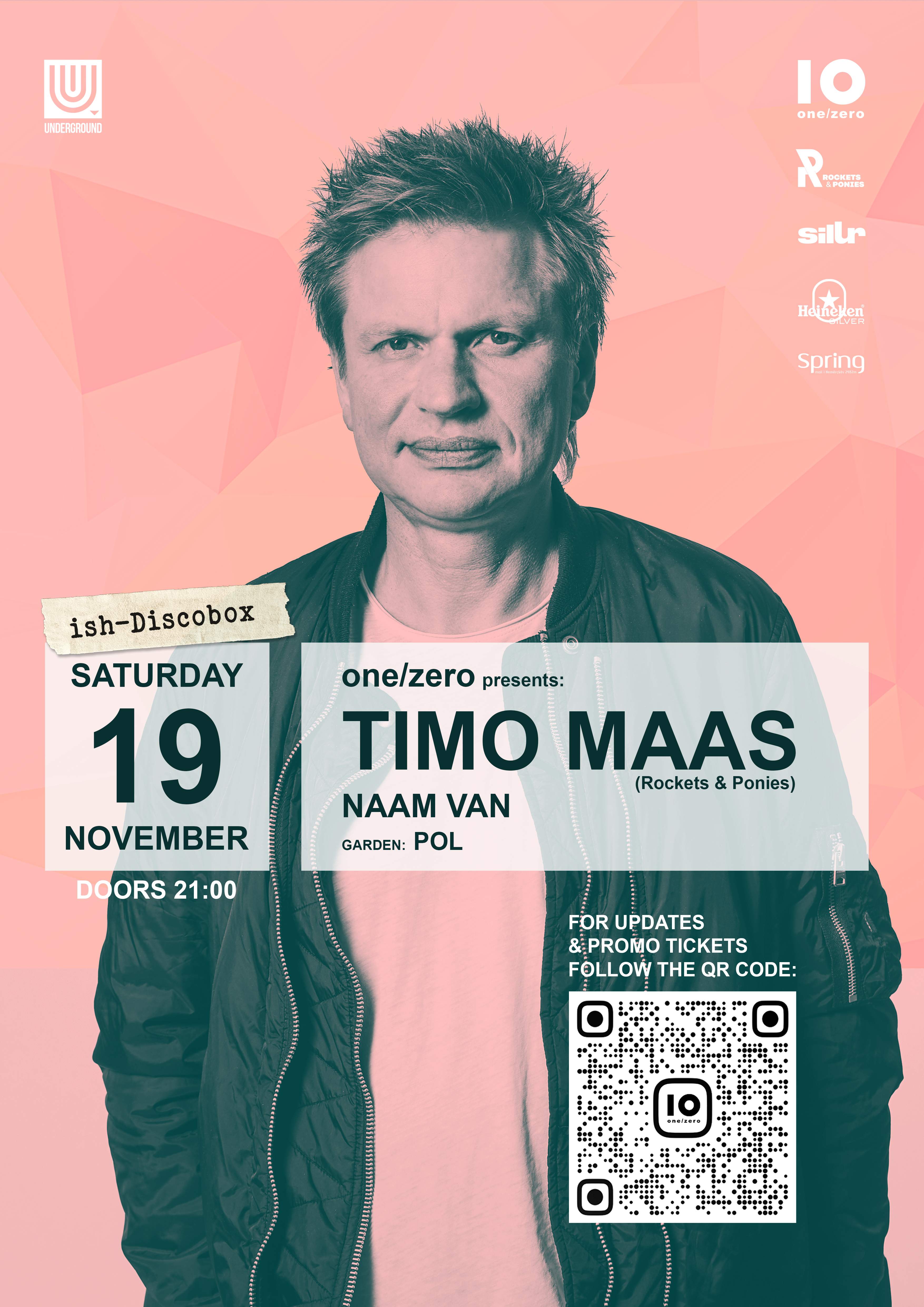 Timo Maas, Tirana 19/11/2022 at TBA - Ish-Discobox, Albania
