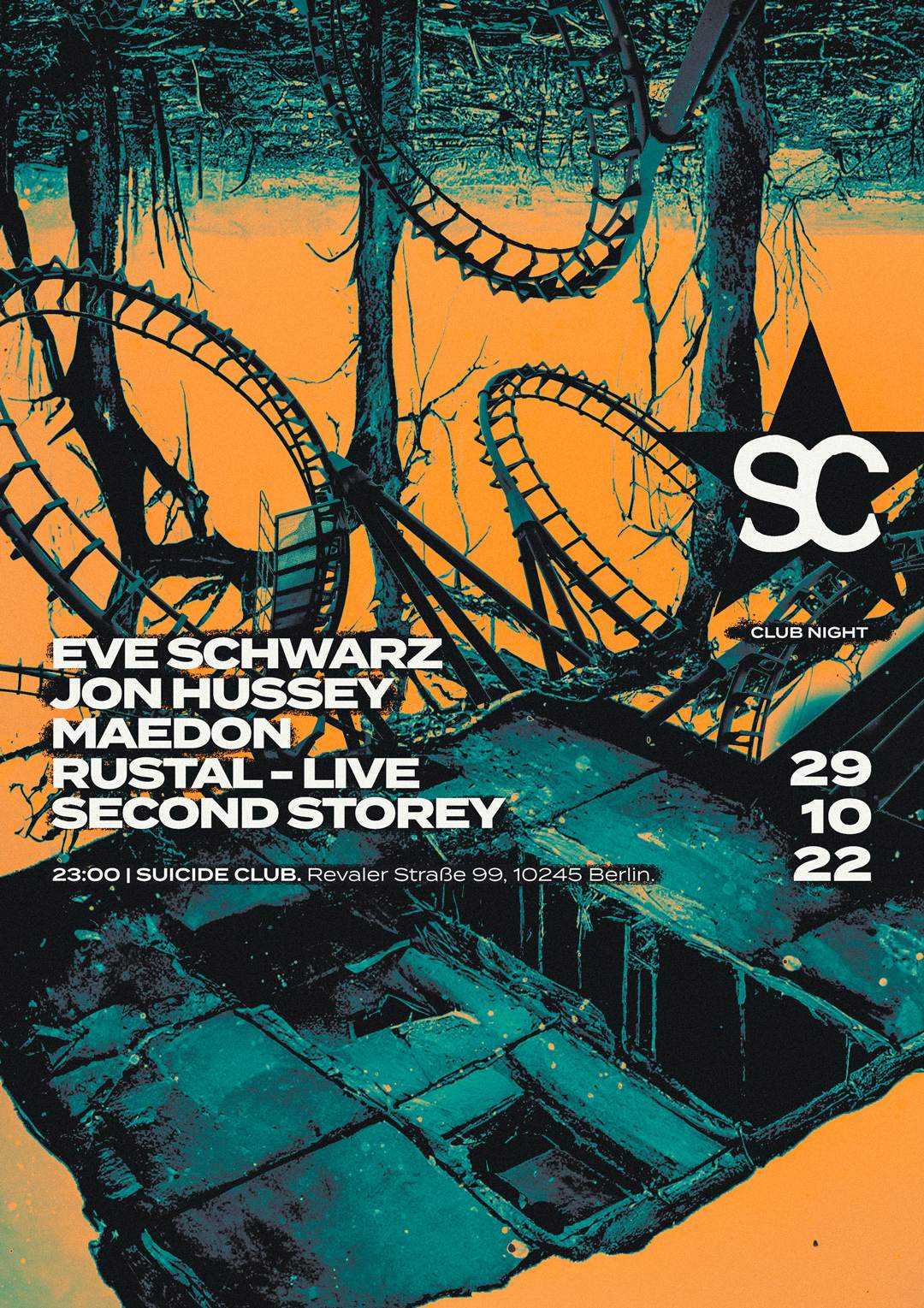 SCB || CLUB NIGHT w/ MAEDON, Rustal live, Jon Hussey, Second Storey and ...