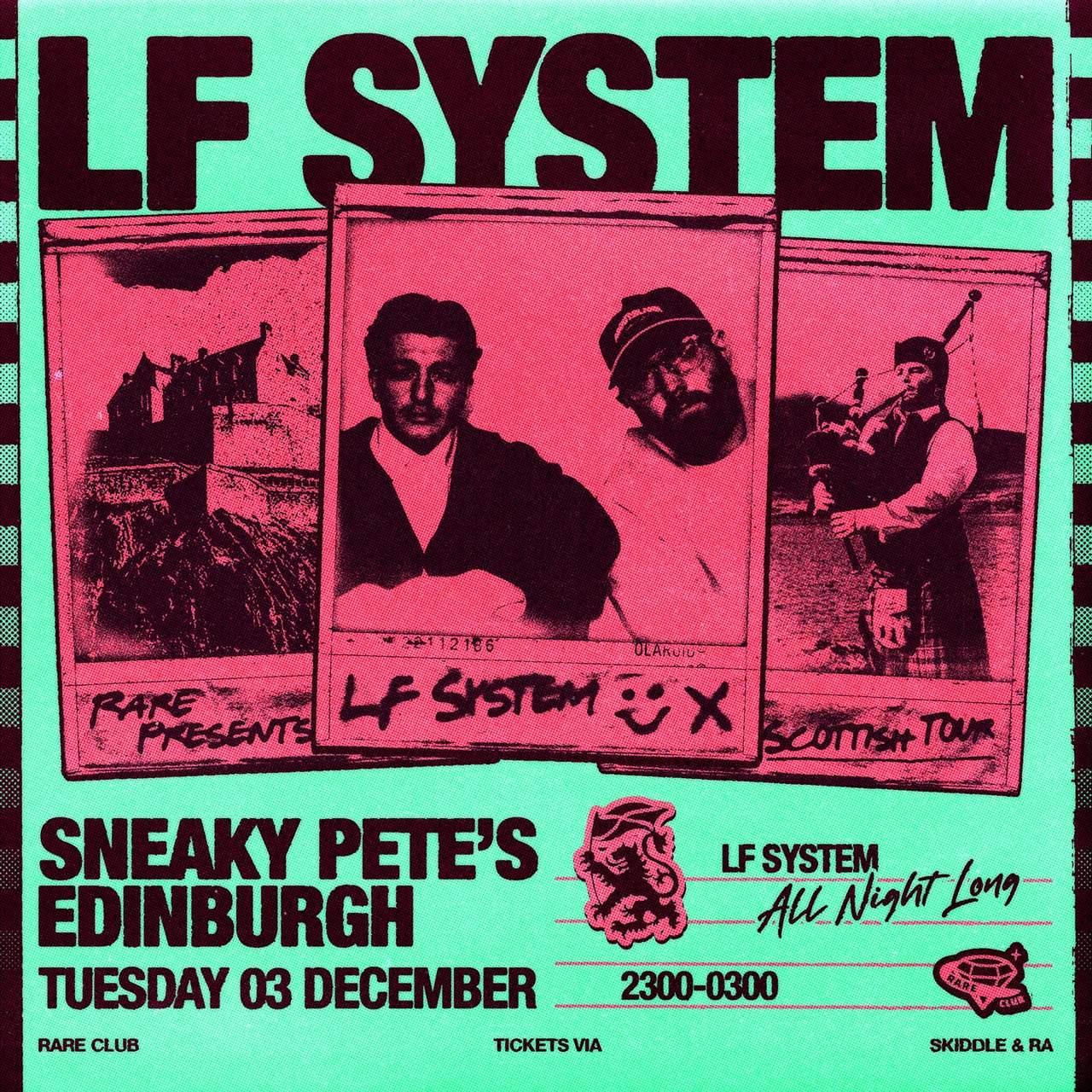 LF SYSTEM (All Night Long) Scottish Tour – Edinburgh at Sneaky Pete's ...