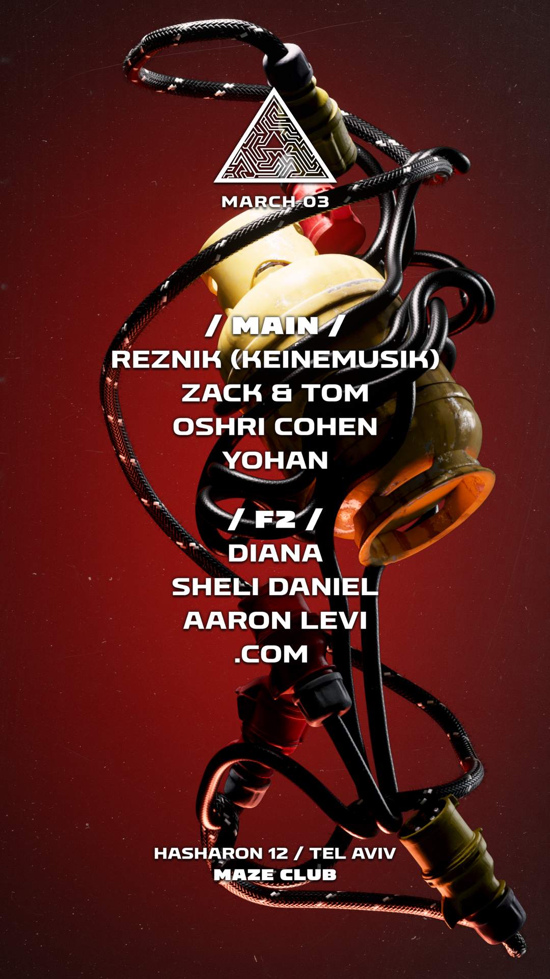 Maze host Reznik (KEINEMUSIK) at Maze, Tel Aviv