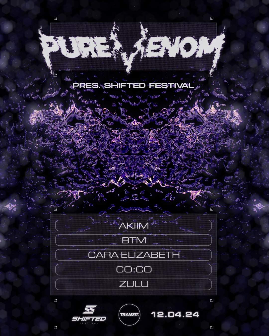 PURE VENOM x Shifted Festival at Tranzit, Hamburg
