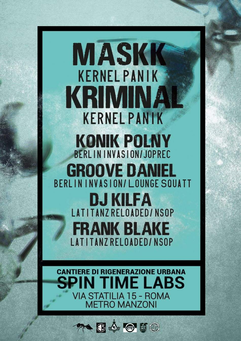 Berlin Invasion Goes to Rome em Spin Time Labs, Roma