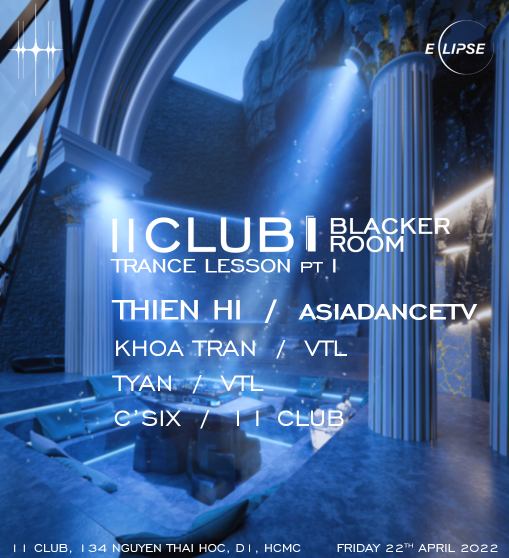 11 CLUB X The Eclipse present: TRANCE LESSON pt I at TBA - 11 CLUB ...