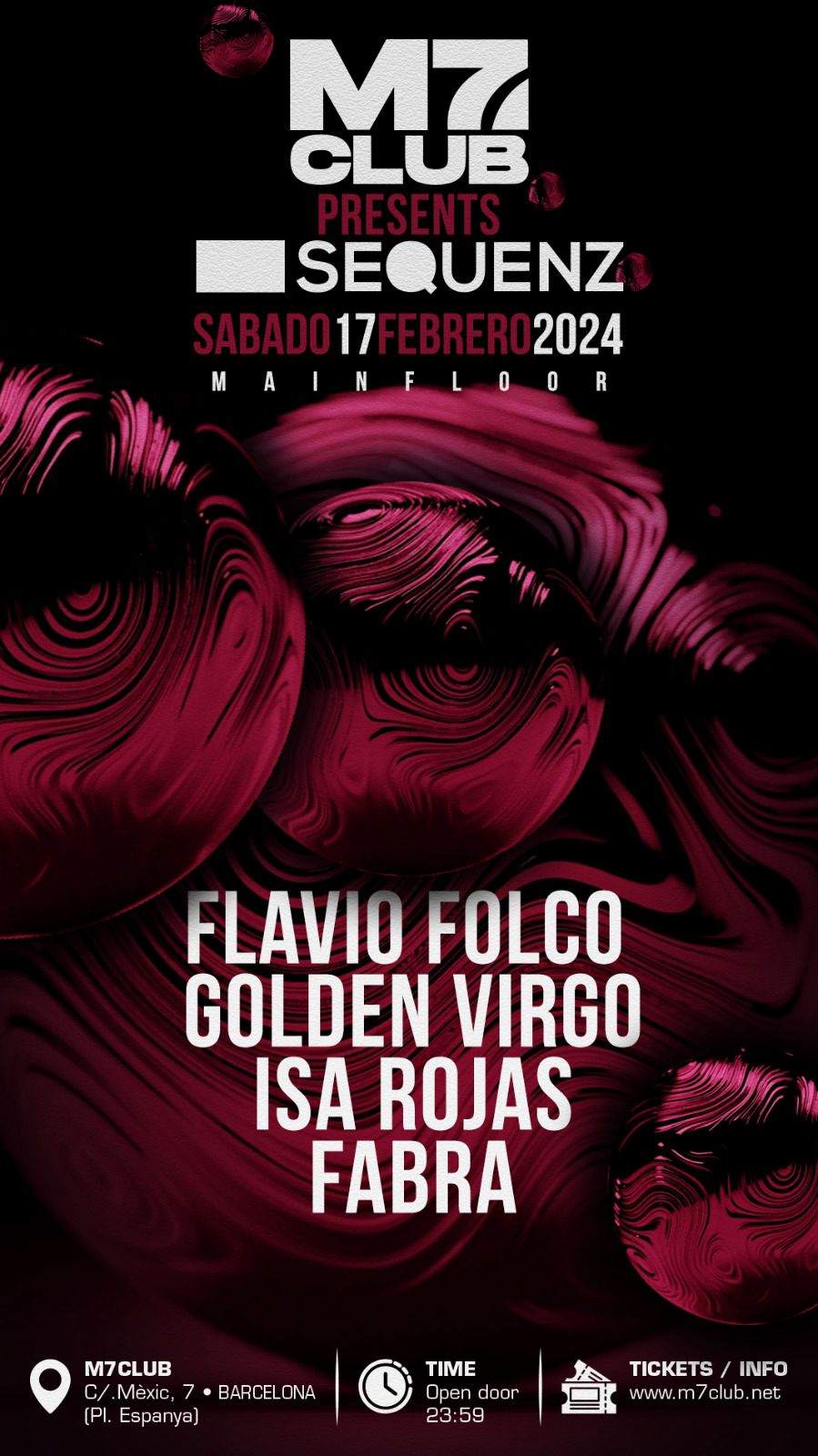 SATURDAY 17.02 DAY & NIGHT SEQUENZ EVENTS Forum Station + M7 at Forum Station, Barcelona · Tickets