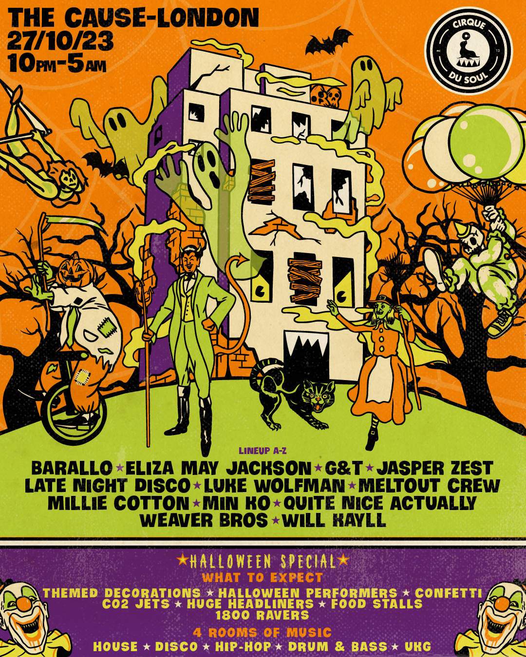 Cirque Du Soul: London // Halloween Special at The Cause, London