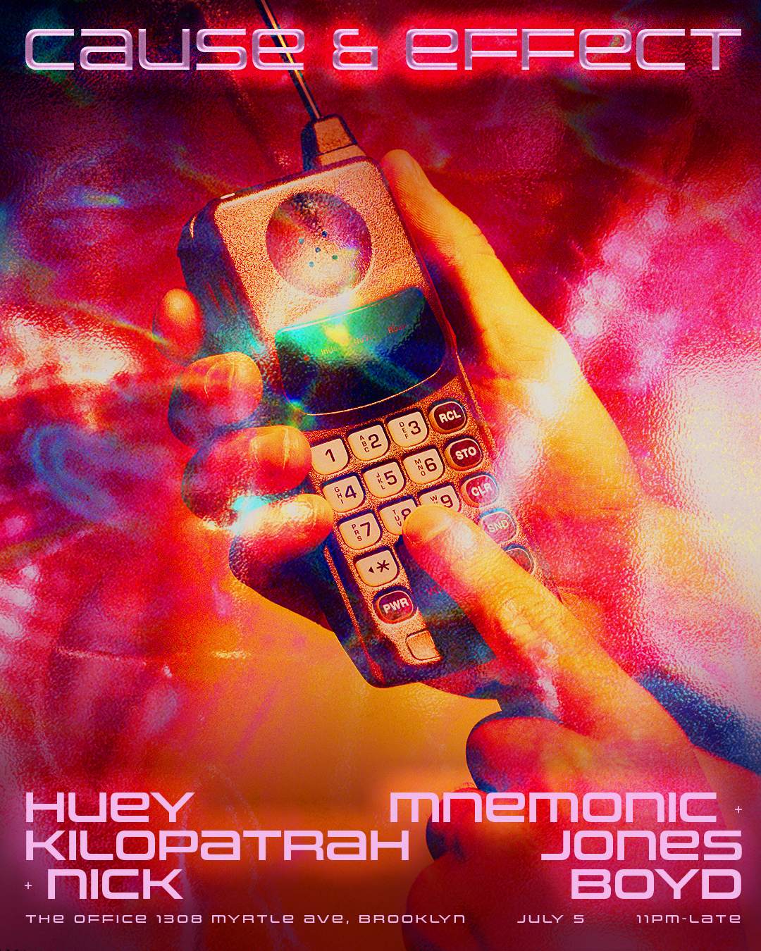 Cause & Effect: Huey Mnemonic, Kilopatrah Jones, Nick Boyd at The ...