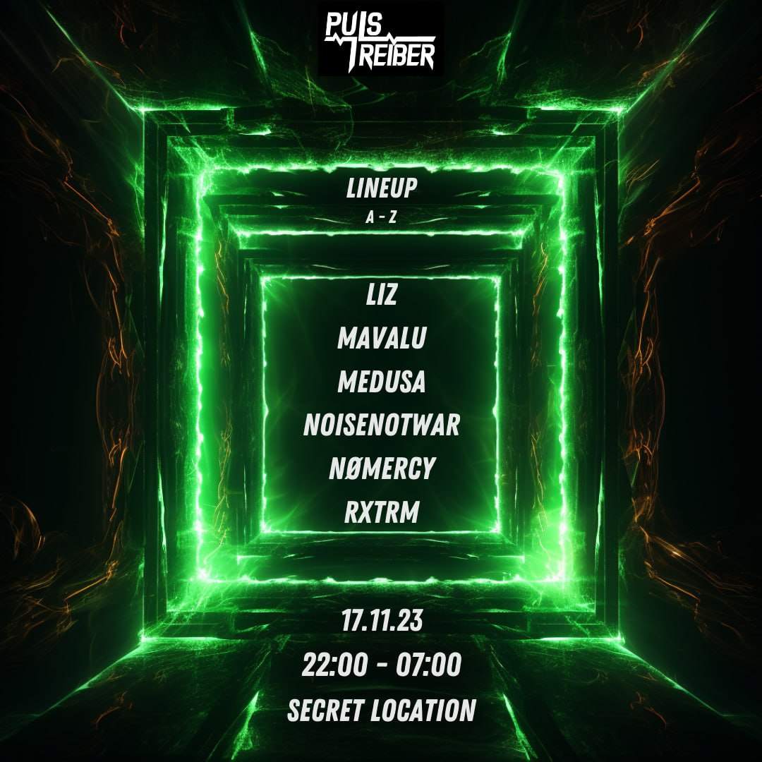 Pulstreiber Kollektiv Hardtechno Rave at Kulturprojekt, Munich