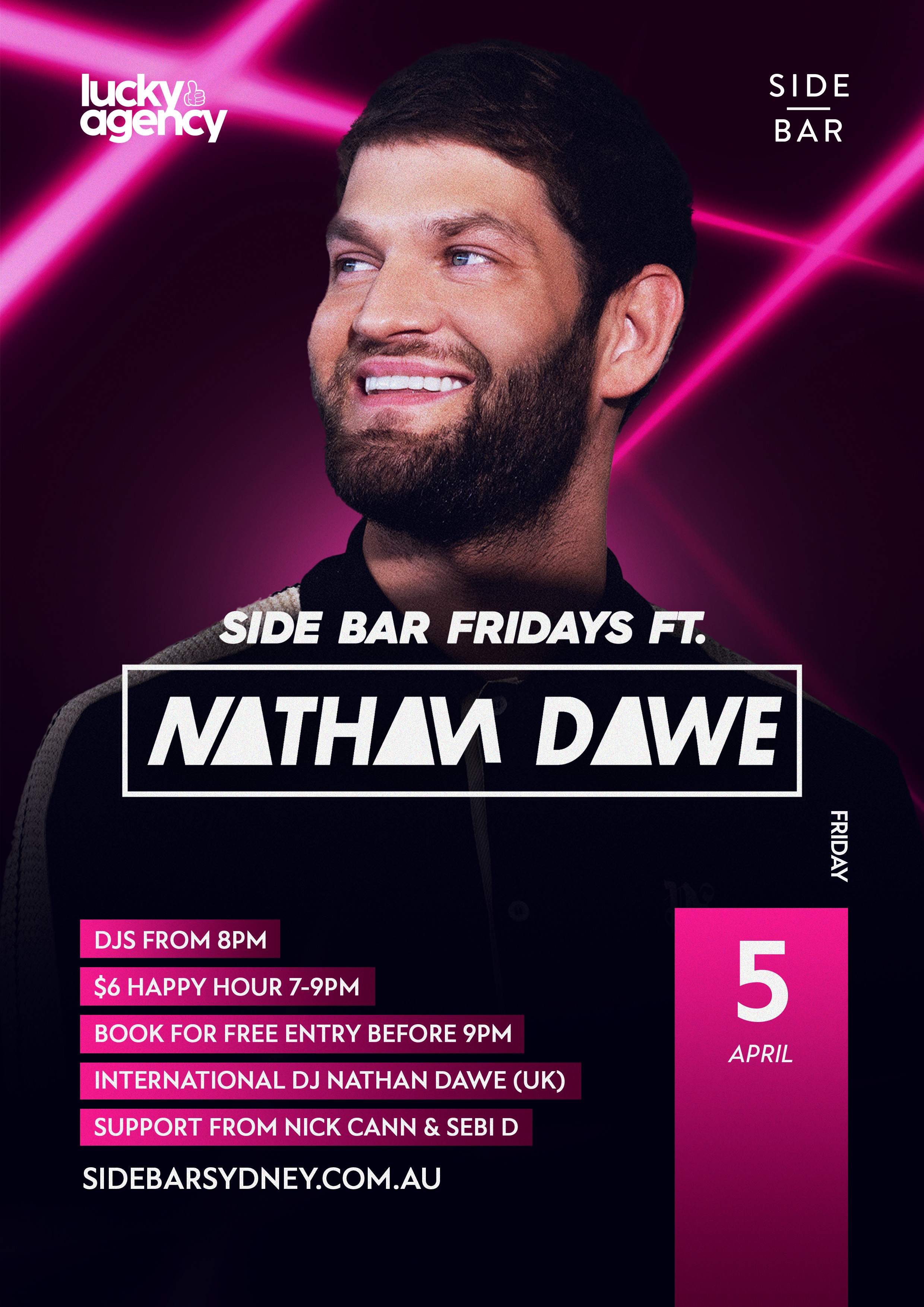 Side Bar Fridays feat. Nathan Dawe bei Side Bar, Sydney
