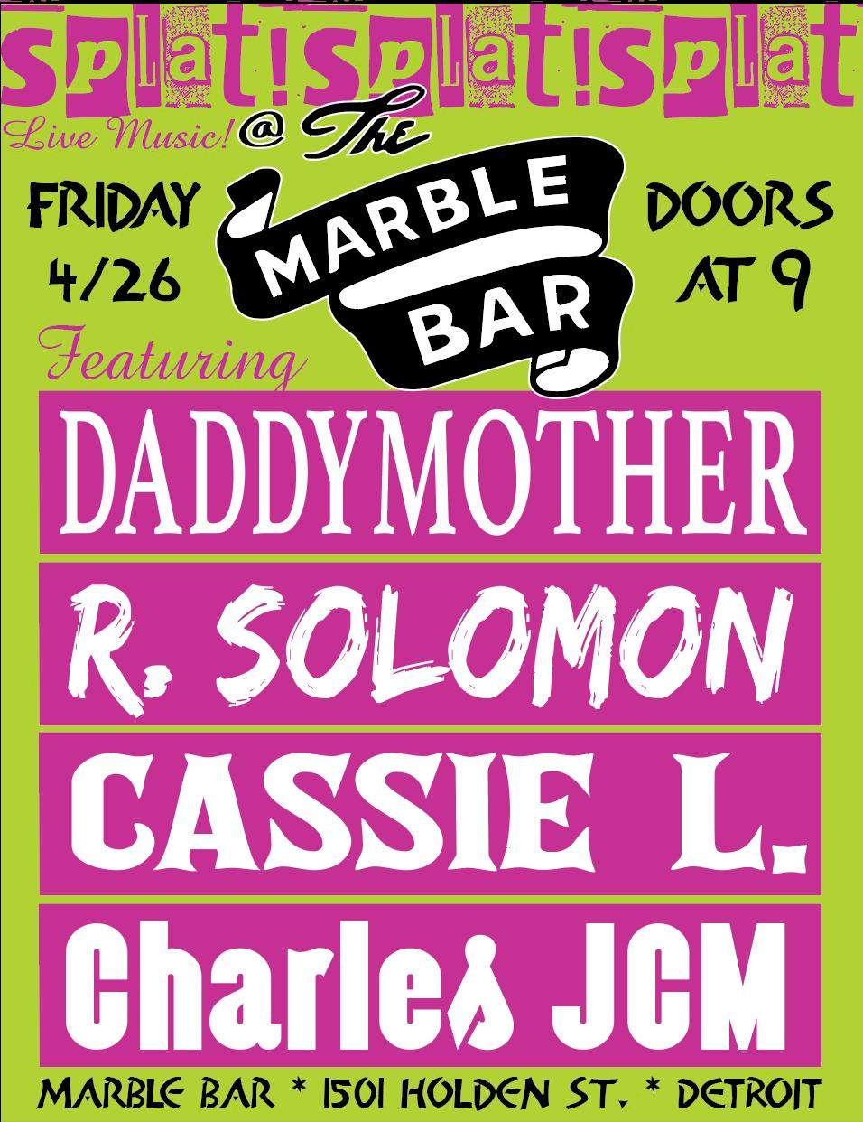 Splat! with Daddymother, R. Solomon, Cassie L., and Charles JCM at ...