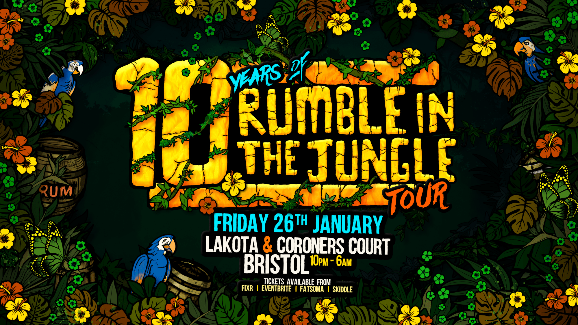 10 Years of Rumble in The Jungle at Lakota, Bristol