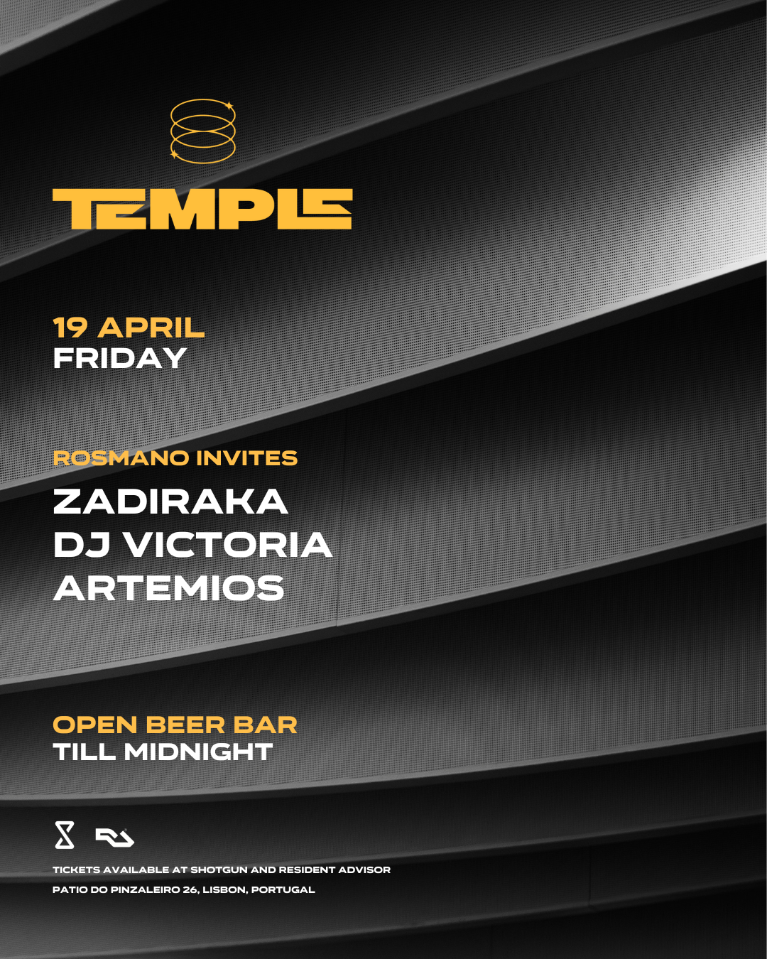 Fridays Temple Club at TEMPLE, Lisbon