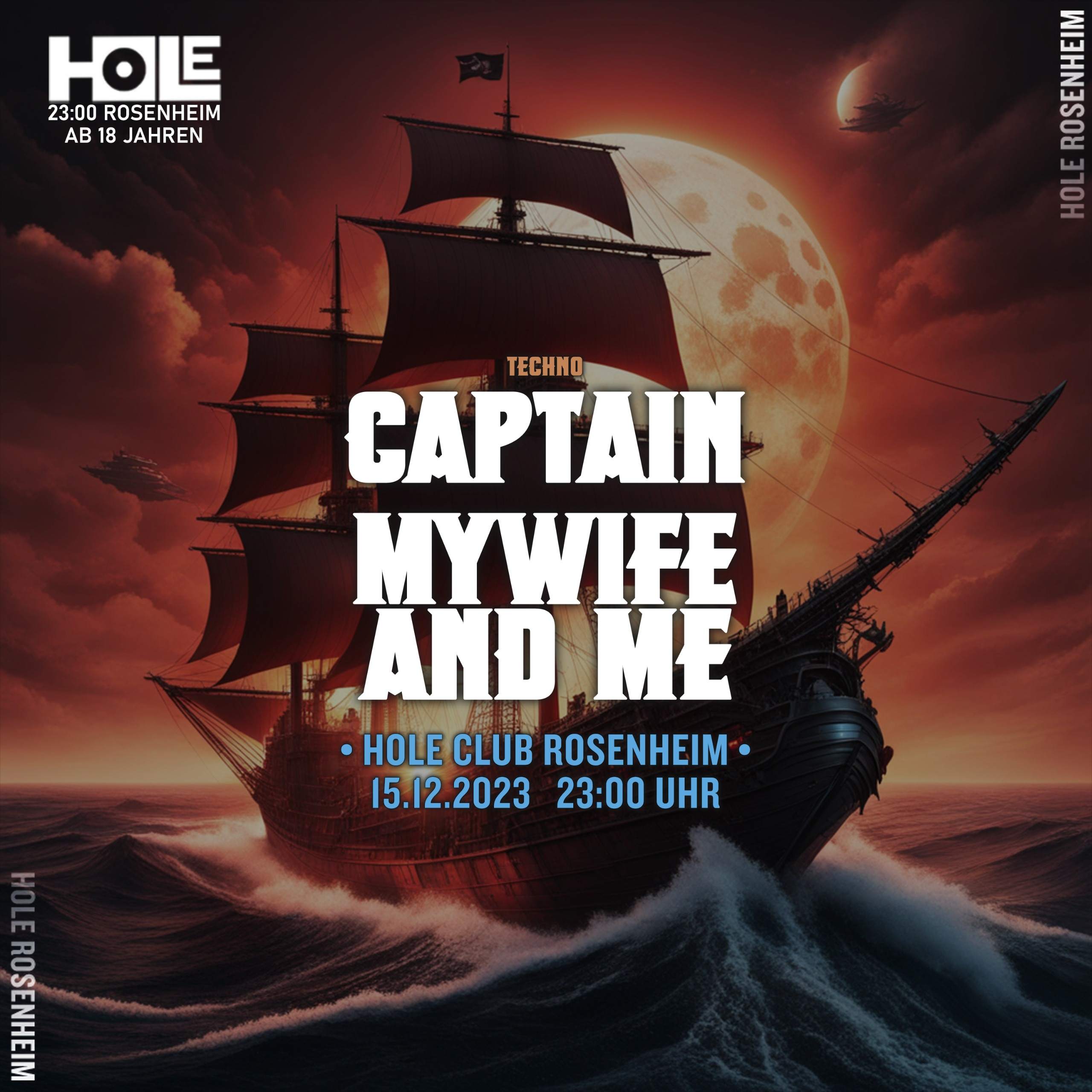 Captain, My Wife and Me at Hole Club, Bavaria