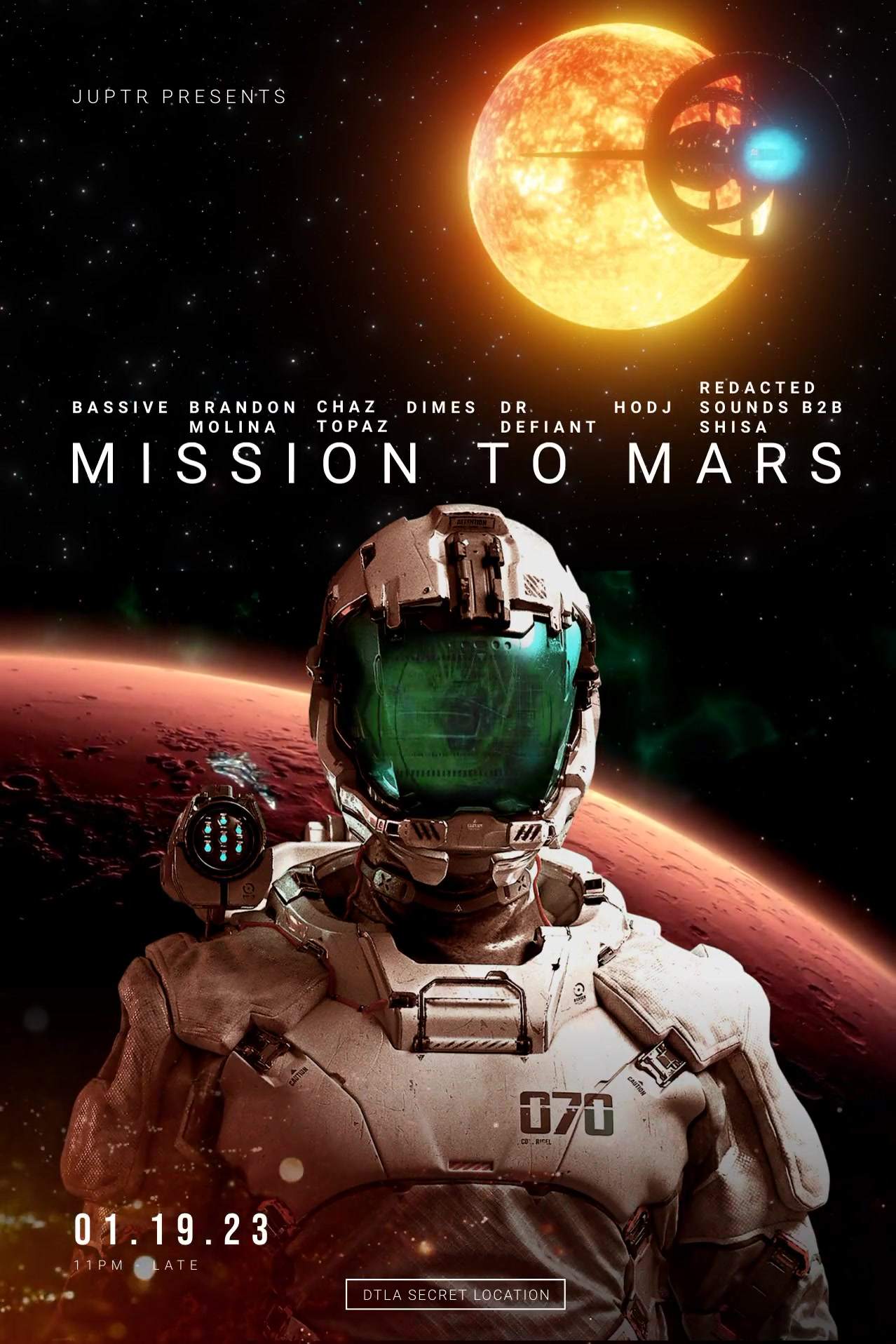 MISSION TO MARS (JUPTR THURSDAY) at Jupiter Thursday, Los Angeles