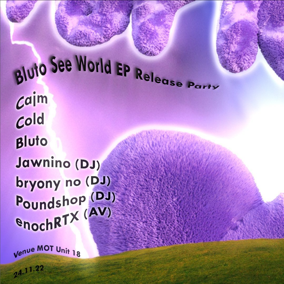 Bluto See World EP Release Party at Venue MOT, London