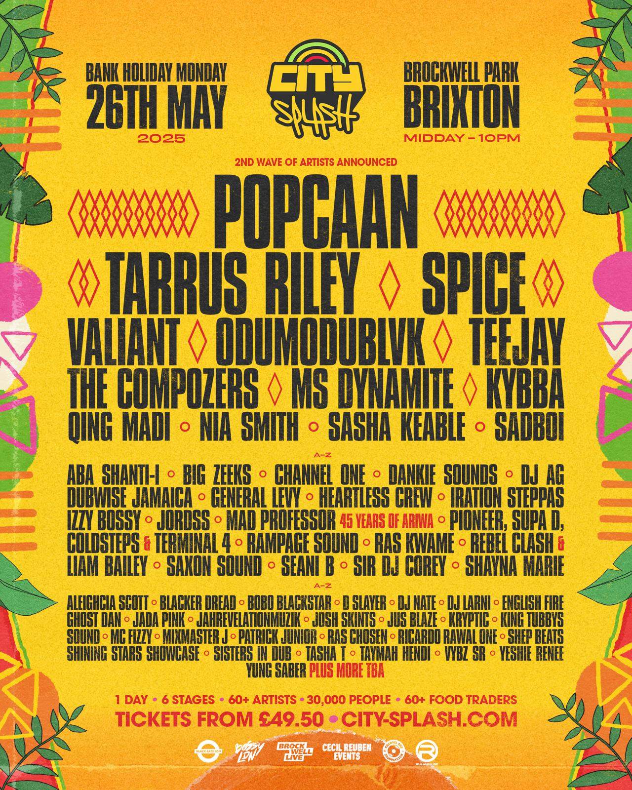City Splash 2025 at Brockwell Park, London