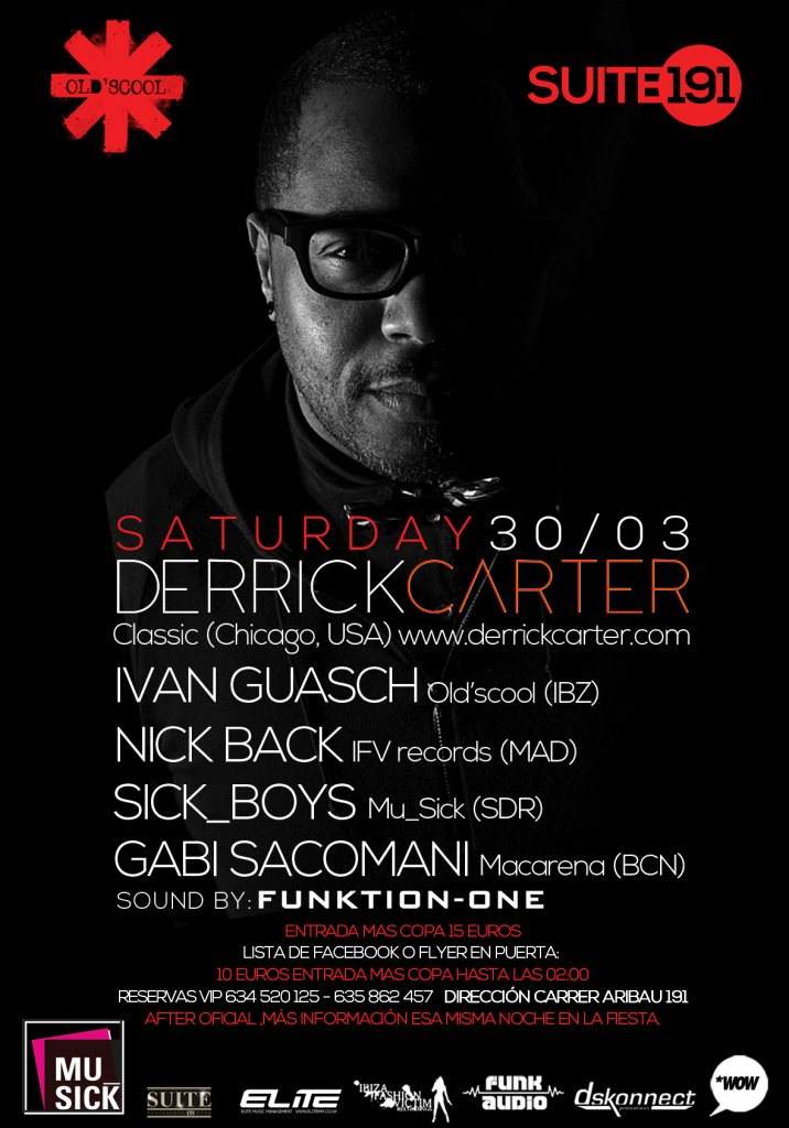 Mu_sick & Old´scool present: Derrick Carter en Exclusiva en España bei ...