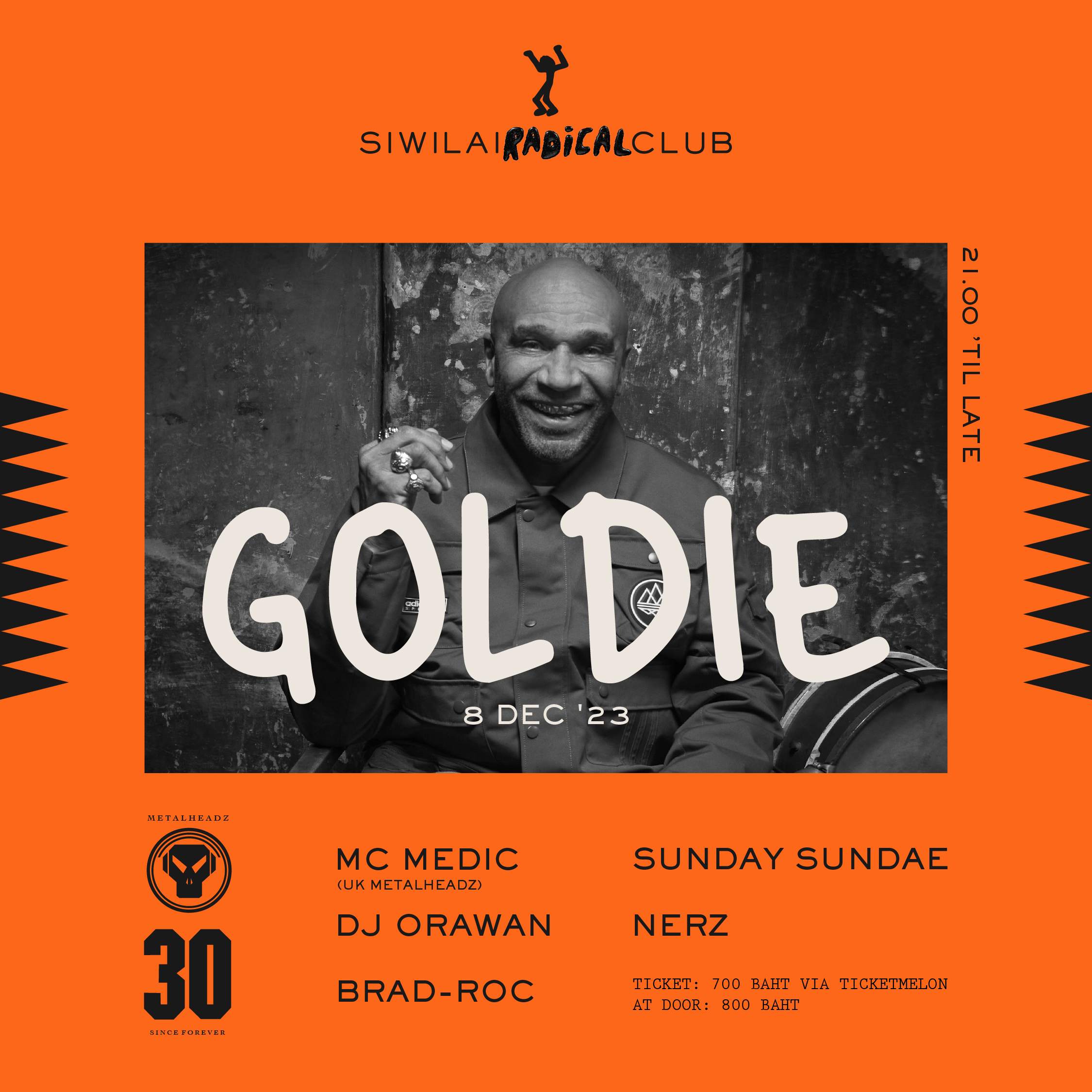 30 YEARS OF METALHEADZ at Siwilai Radical Club, Bangkok