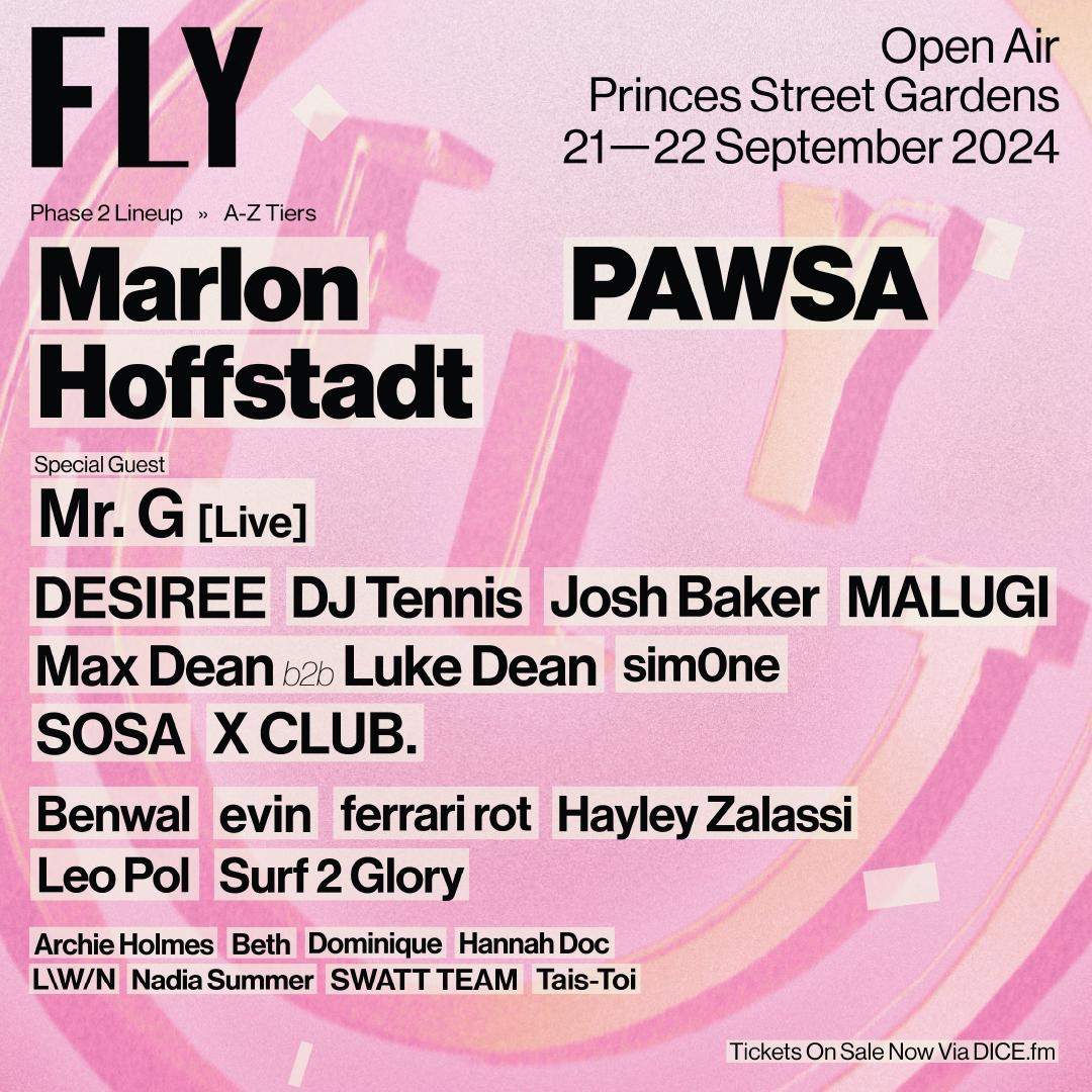 FLY Open Air Princes Street Gardens 2024 at Ross Band Stand, Princes ...