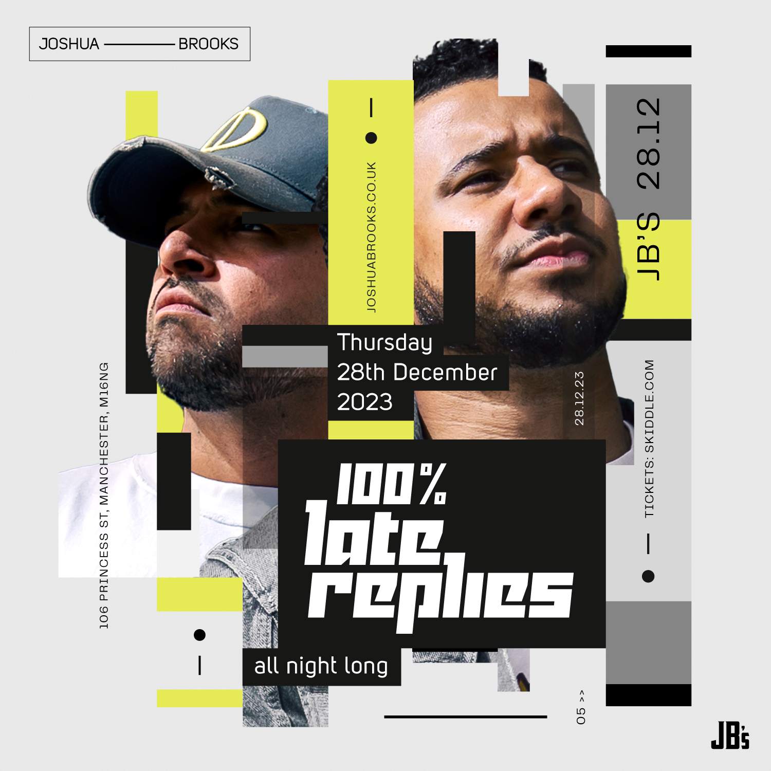 Joshua Brooks presents Late Replies at Joshua Brooks, Manchester