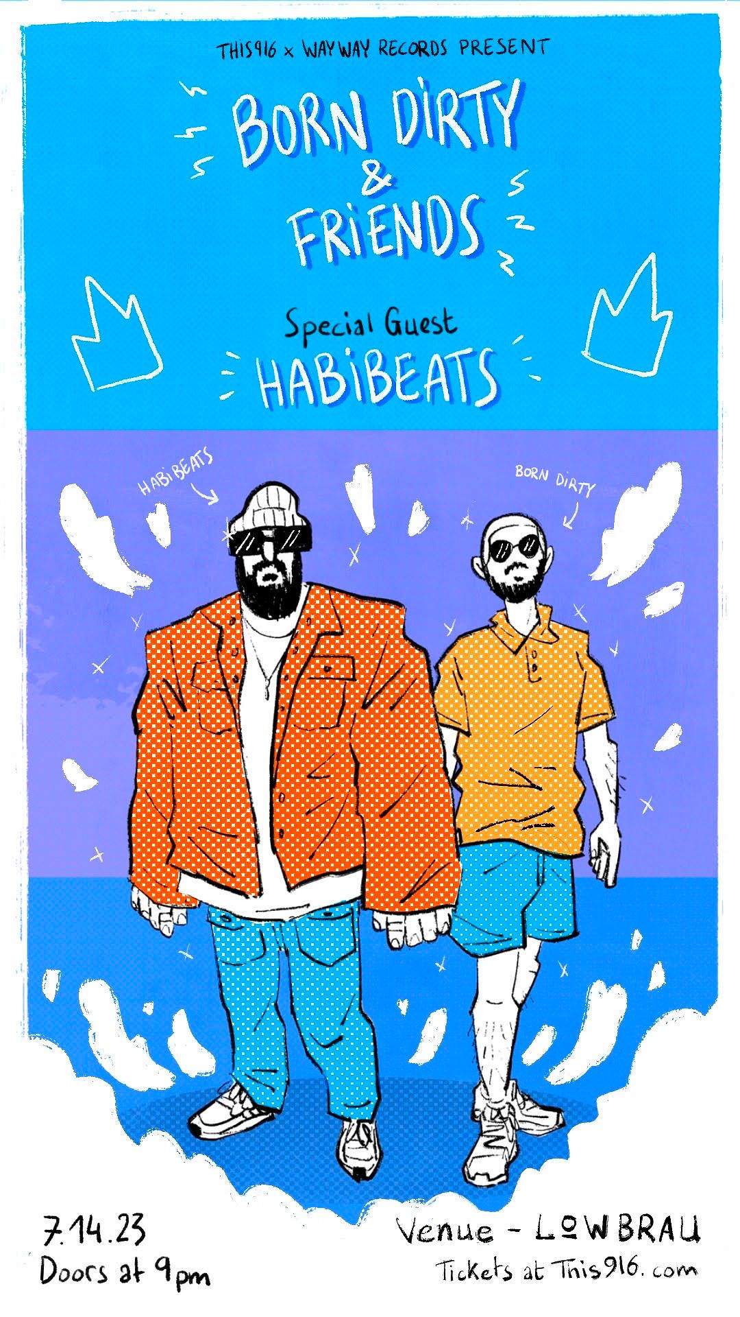 Born Dirty & Friends at Lowbrau, Sacramento