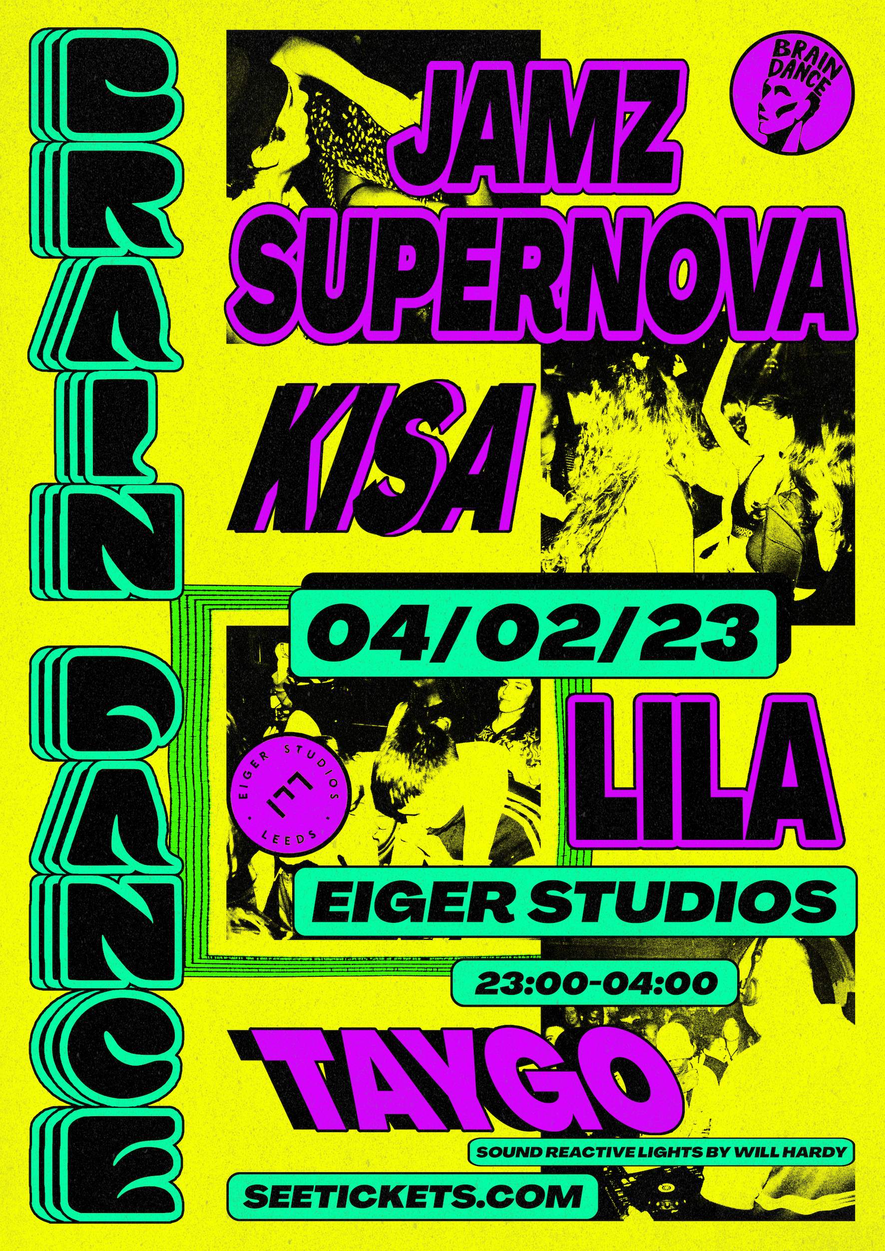 Braindance with Jamz Supernova at Eiger Studios, Leeds