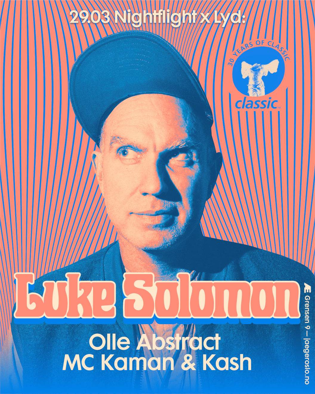 Lyd: Luke Solomon (30 years of Classic) + Olle Abstract at Jaeger, Oslo