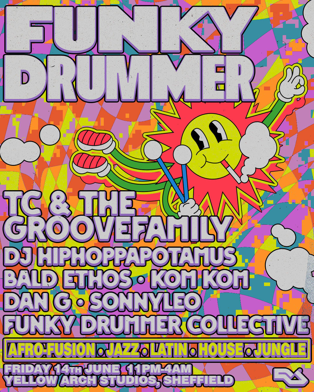 Funky Drummer: Global party flavours, featuring TC & The Groove Family ...