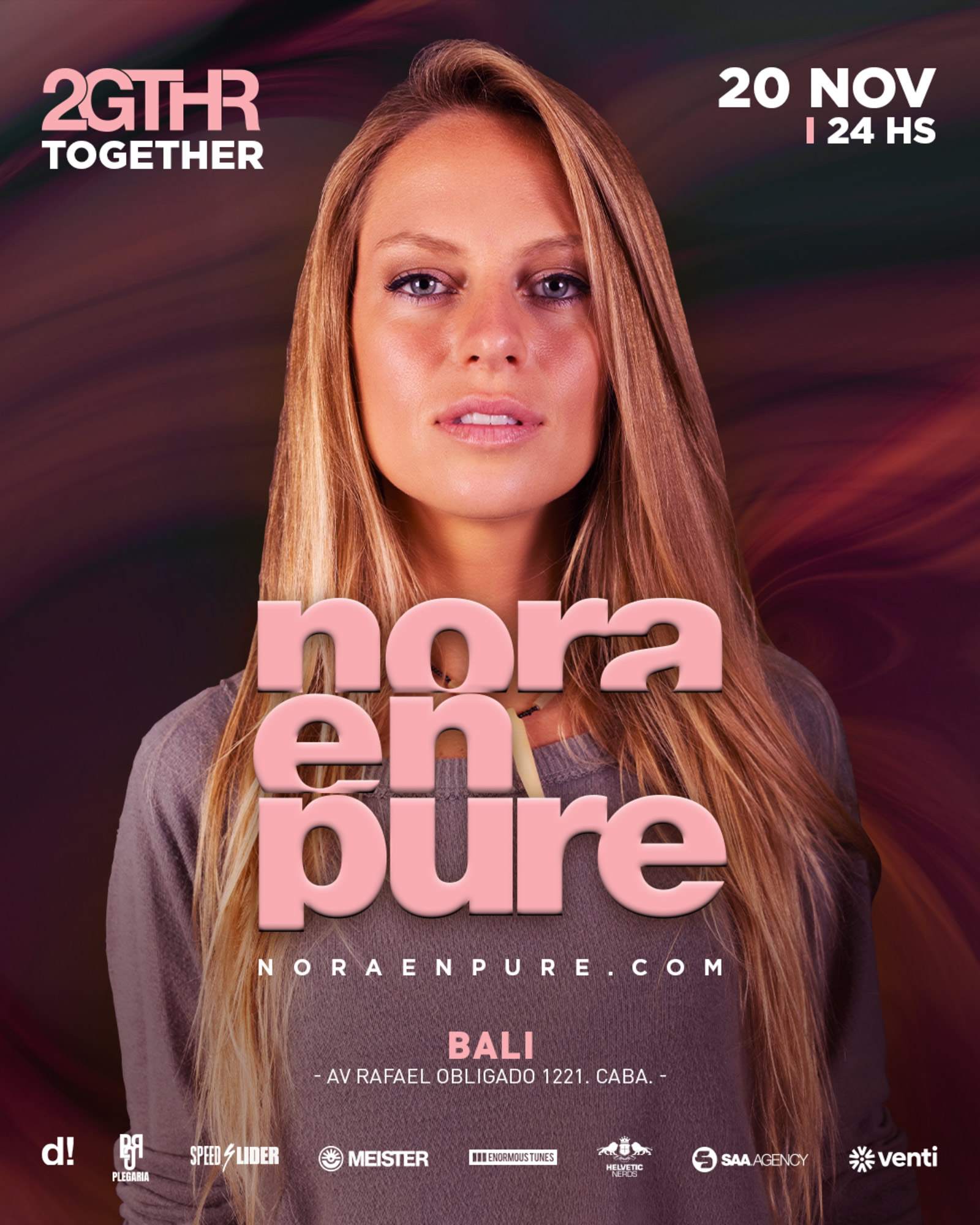 Nora En Pure & MORE ARTISTS - by 2GTHR, BALI en TBA - Bali, Costa ...