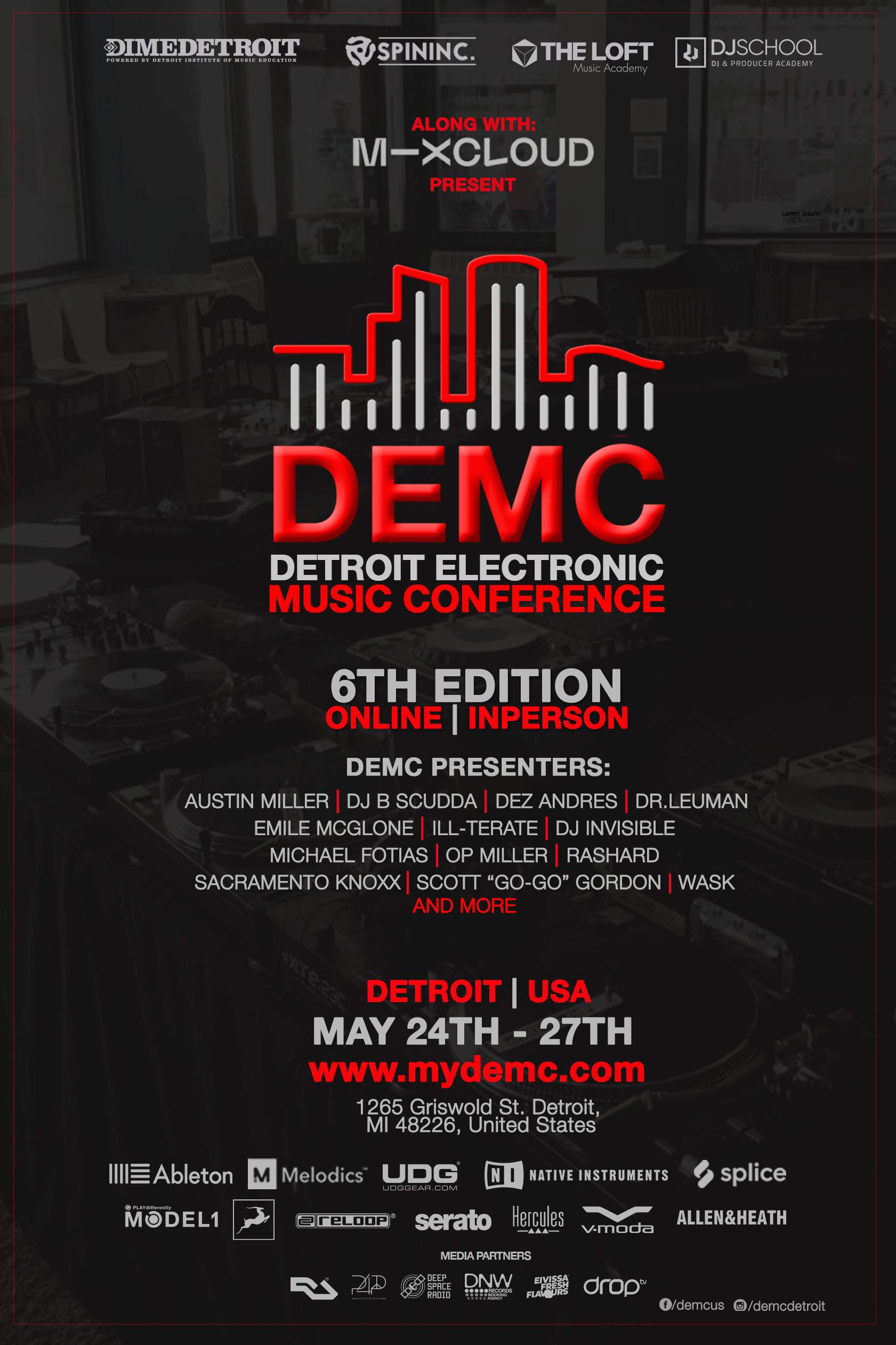 DEMC - Detroit Electronic Music Conference 2022 - Sixth Edition at The ...