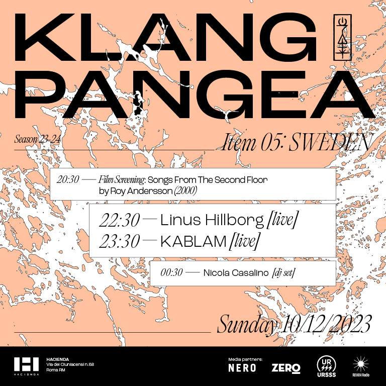 KLANG: PANGEA - Sweden at Hacienda Club, ローマ